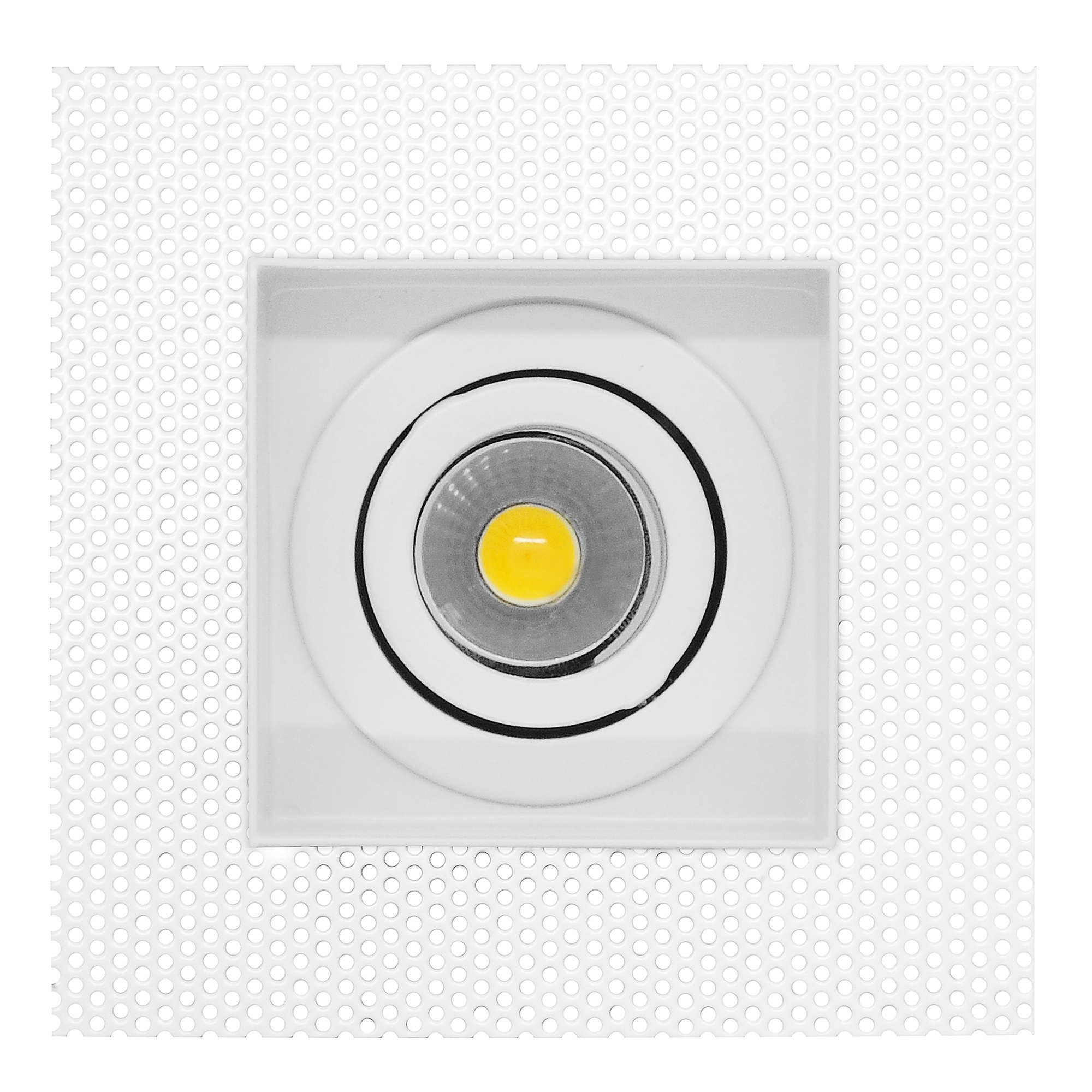 Trimless Square Adjustable Downlight MR11 LED Warm White (3000K) 3.5W ...