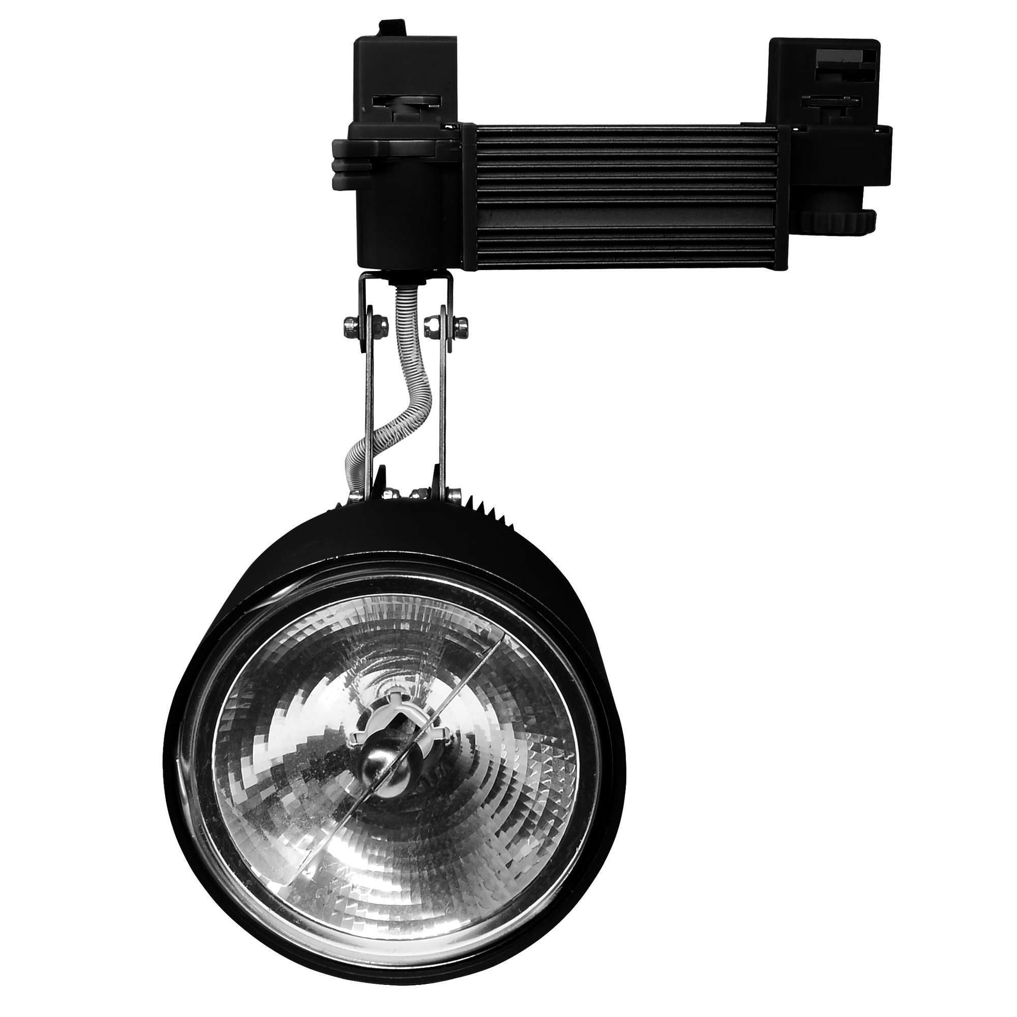 Heat Sink Track Light AR111 240V 50W Black | Mr Resistor Lighting