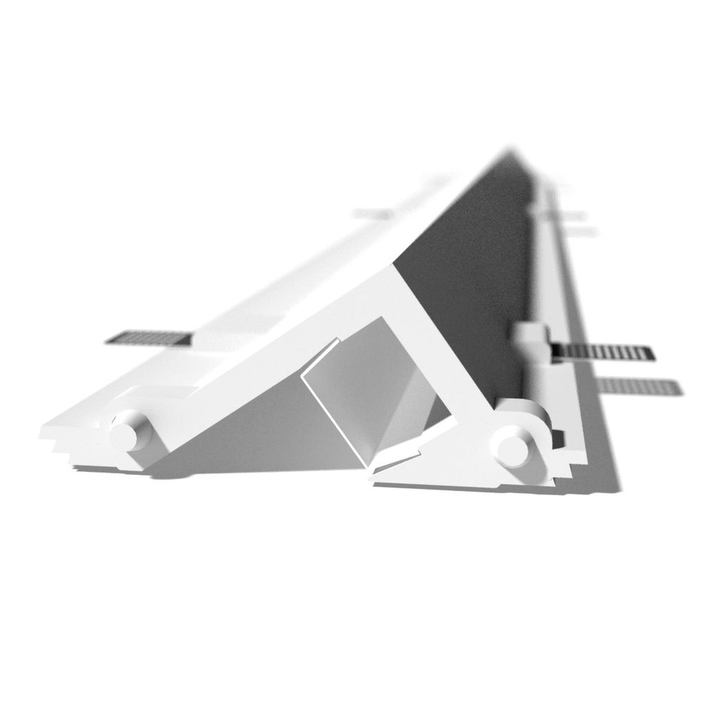 Extrusion Micro Blade Angle 1500mm Plaster | Mr Resistor Lighting