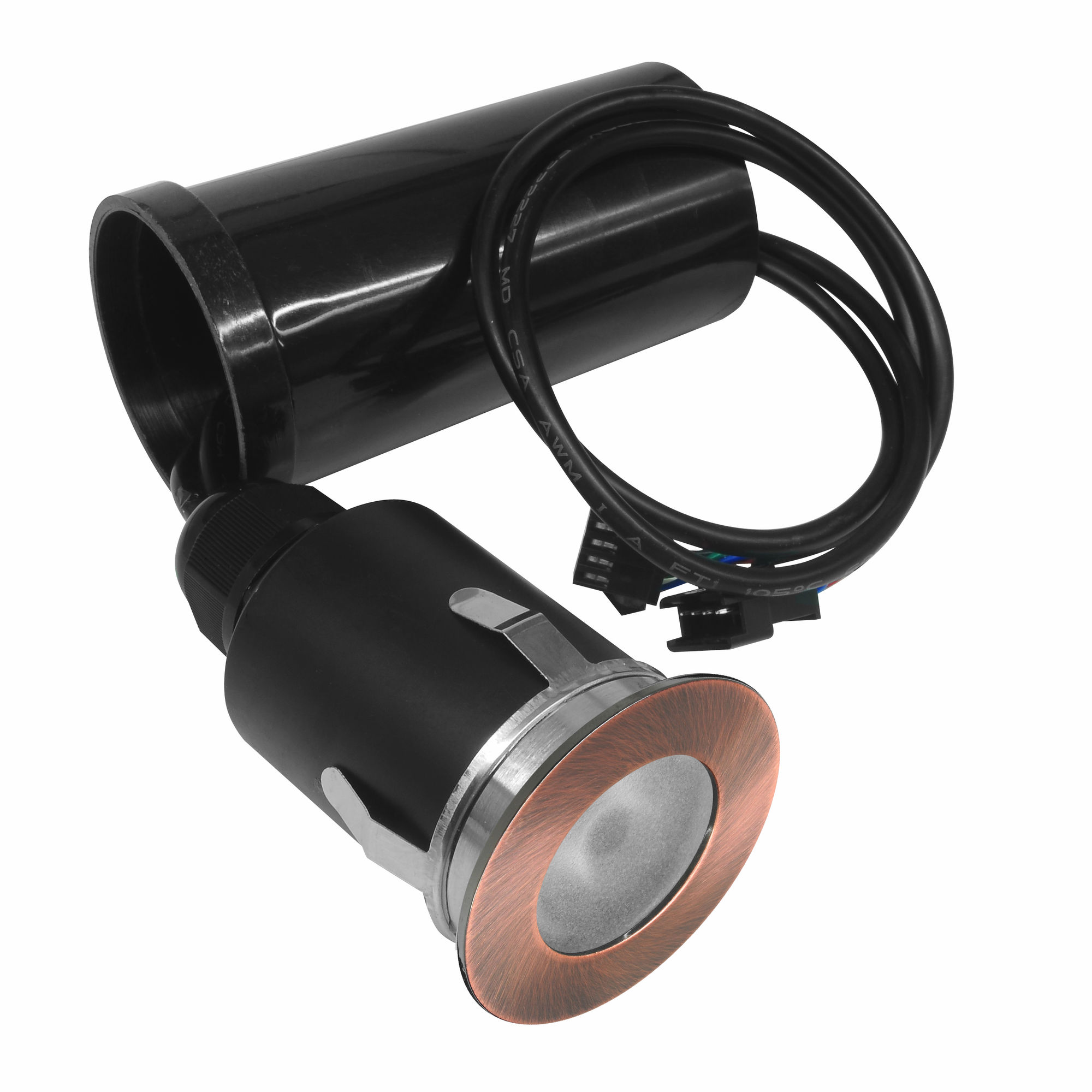 Phantom Bronze Round Uplight 8° 700mA 3000K Warm White 3W | Mr Resistor ...