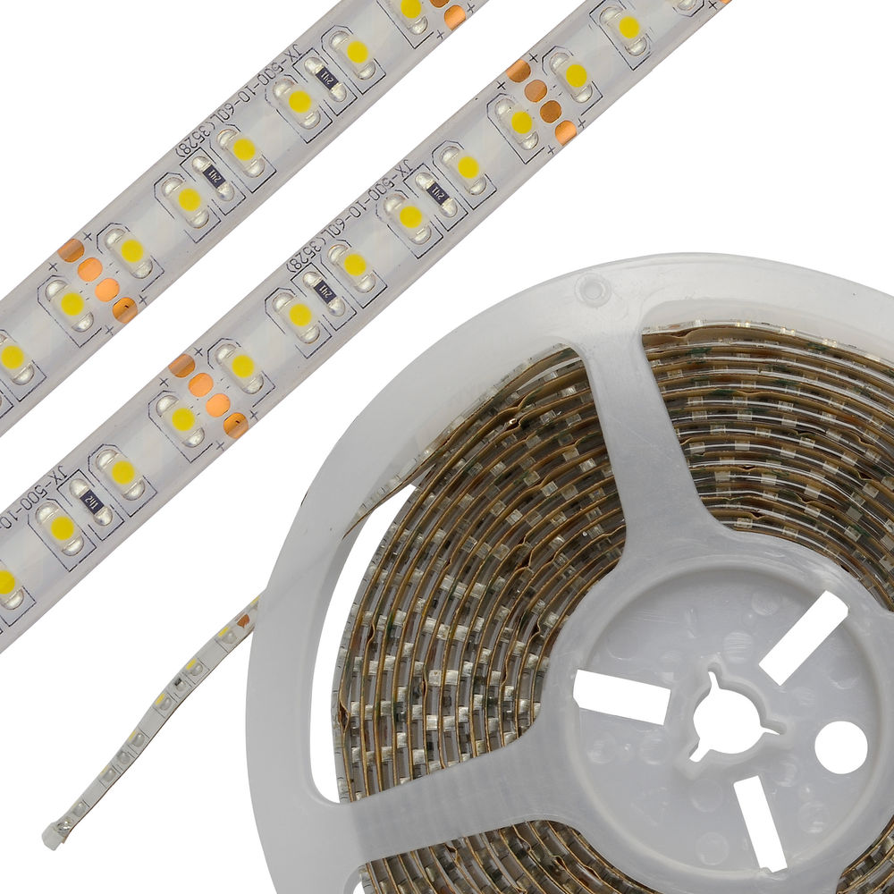 LED Tape Seamless 5m (120xSMD 3528 LEDs/m) 24V 40W (1m=8W) 3400K Warm ...