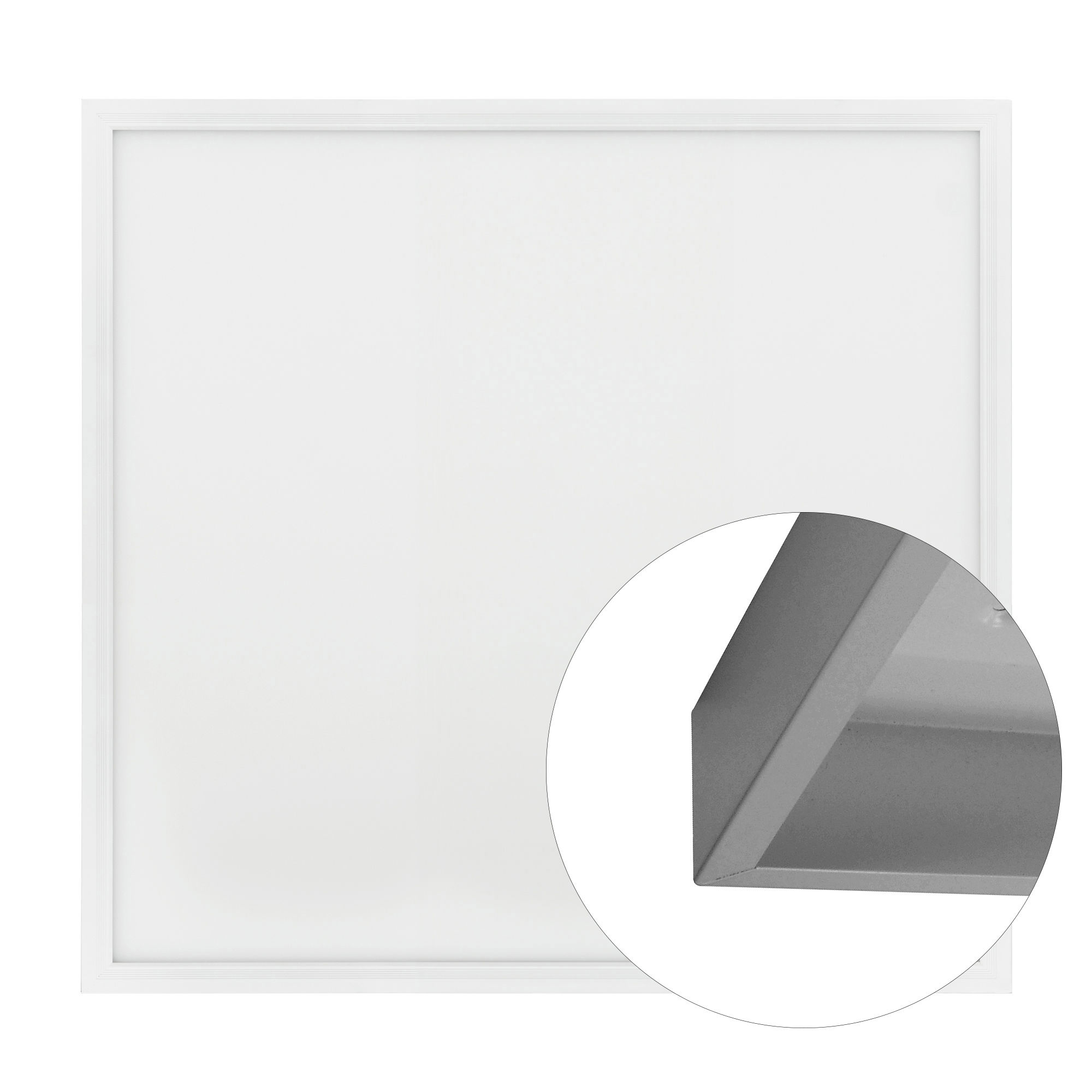 LED Panel 24V 600 x 600 mm Surface Silver Box Kit RGBC 4000K Cool White 36W | Mr Resistor Lighting