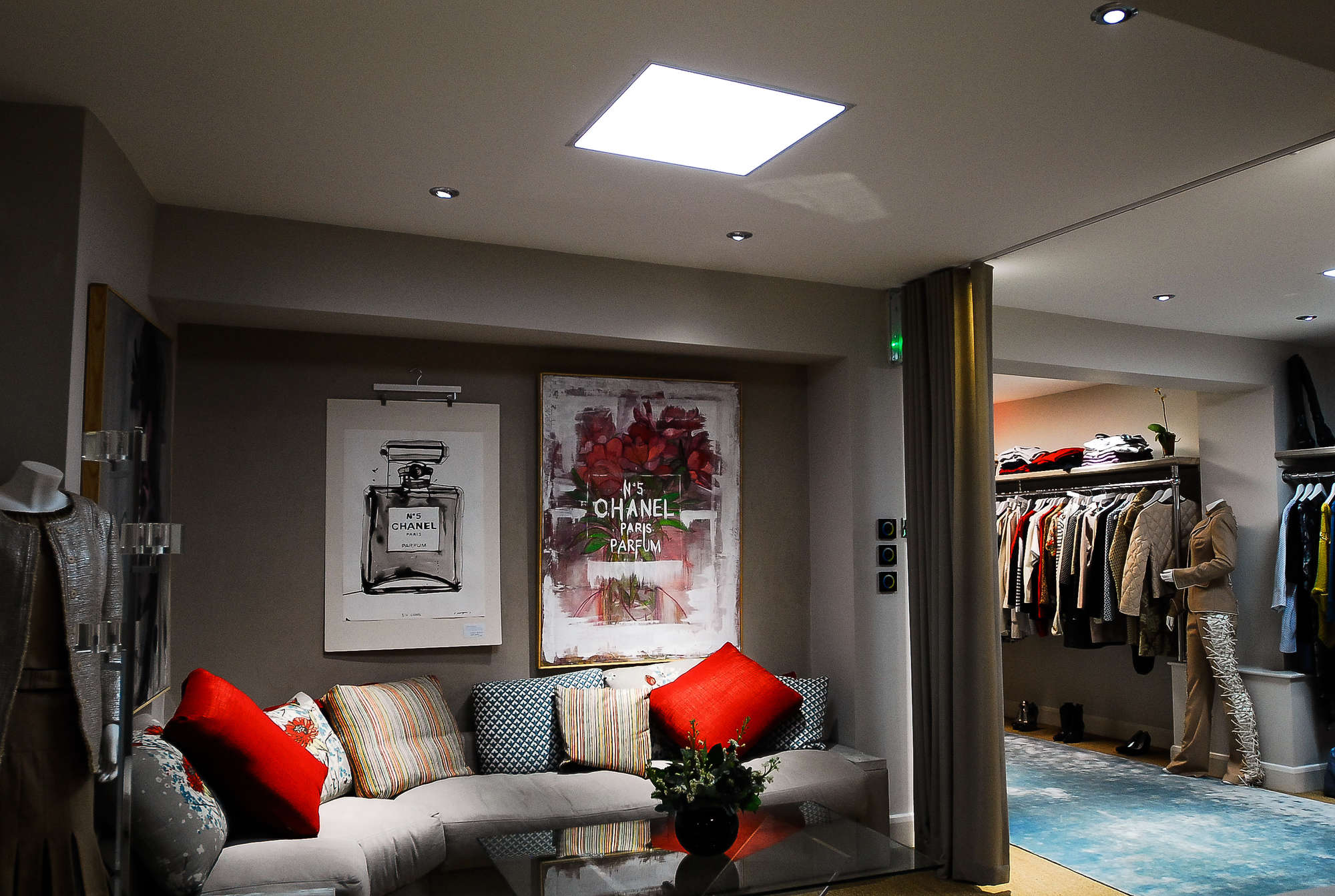 LED Surfaced Panel Light Box Black Kit 24V 600 x 600mm 4000K Cool White ...