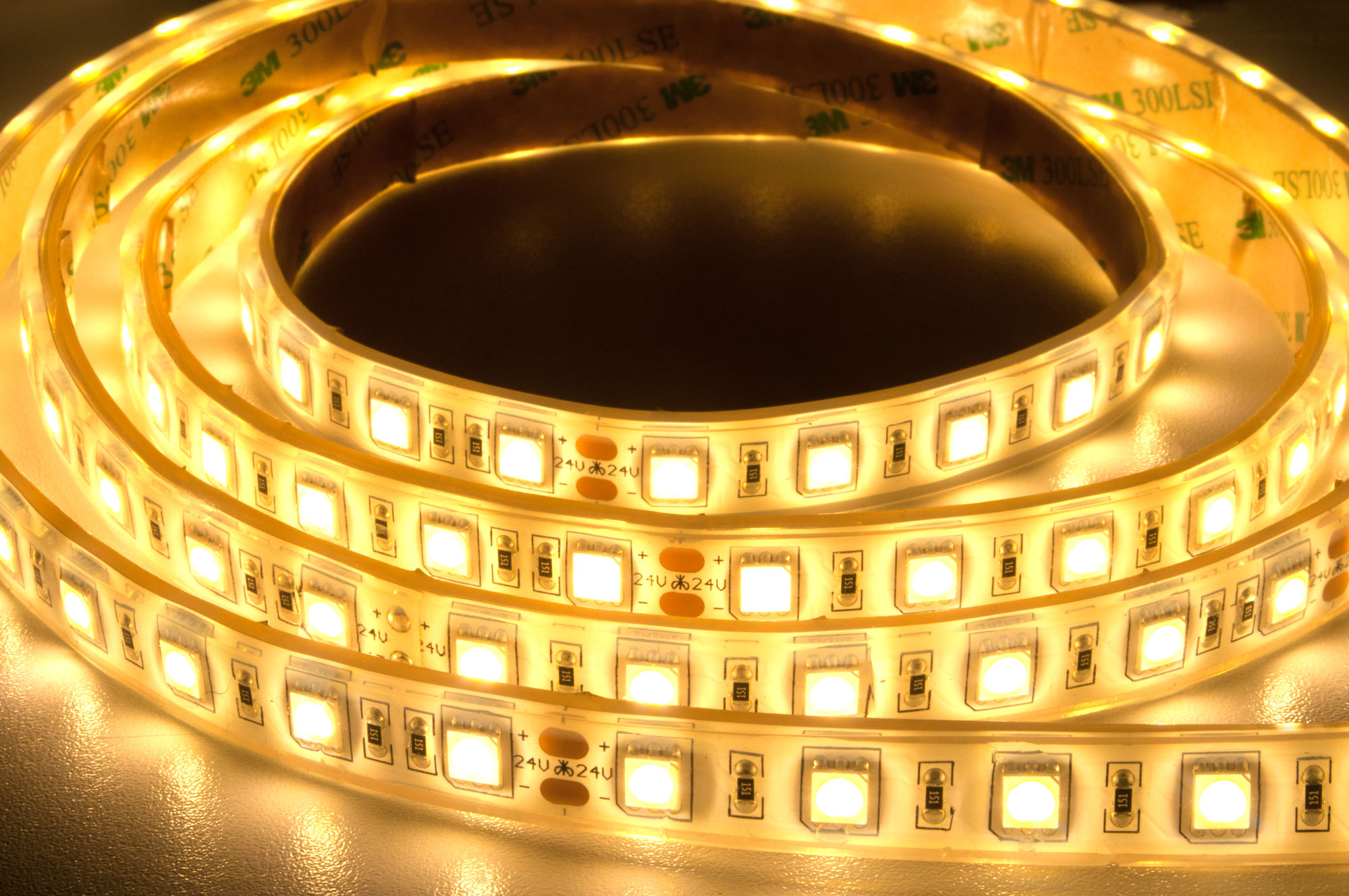 LED Tape Ultra Waterproof IP68 5m (60xSMD 5050 LEDs/m) 24V 72W (1m=14 ...