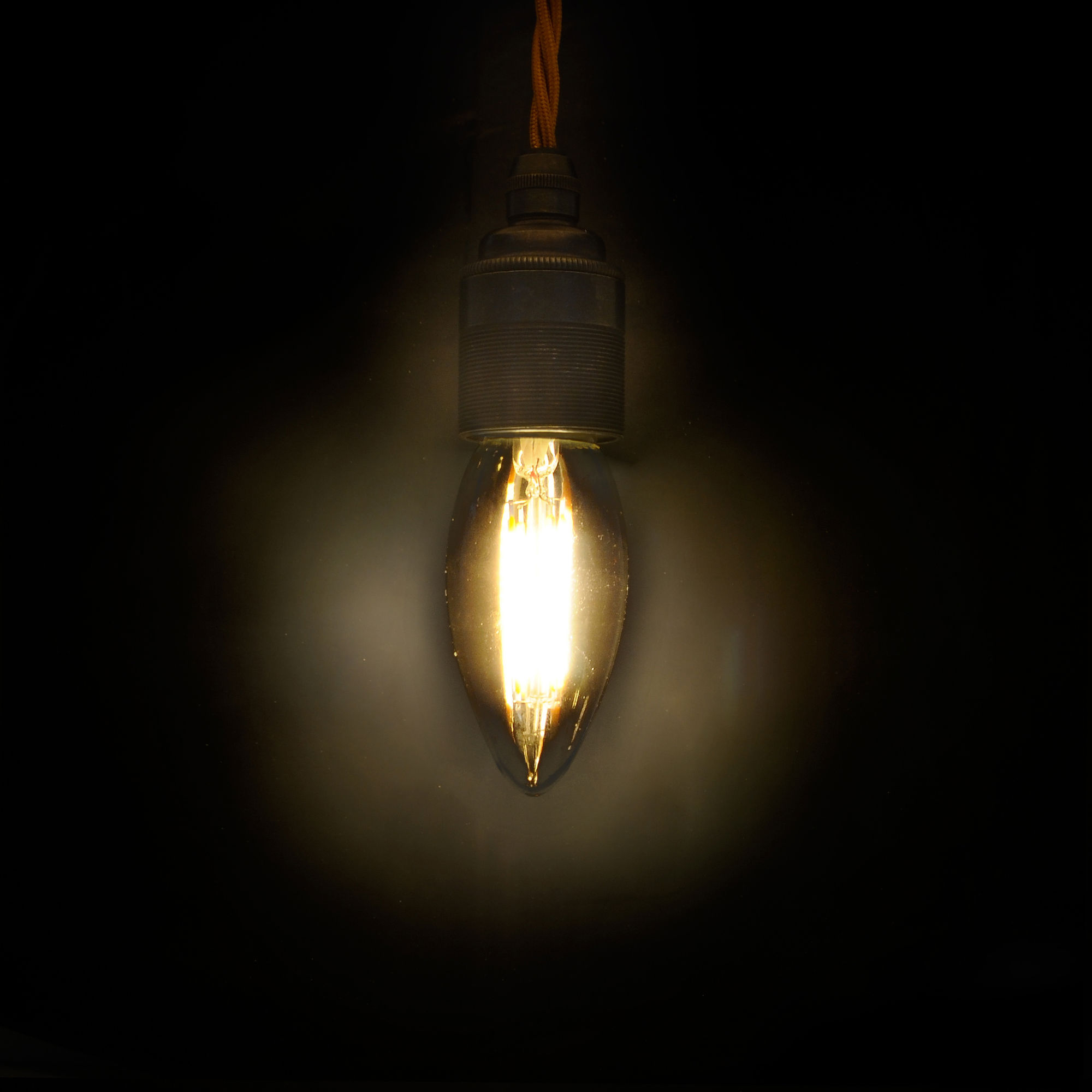 LED Carbon Filament Light Bulb Squirrel Cage Candle 35mm 280lm 2700K ...