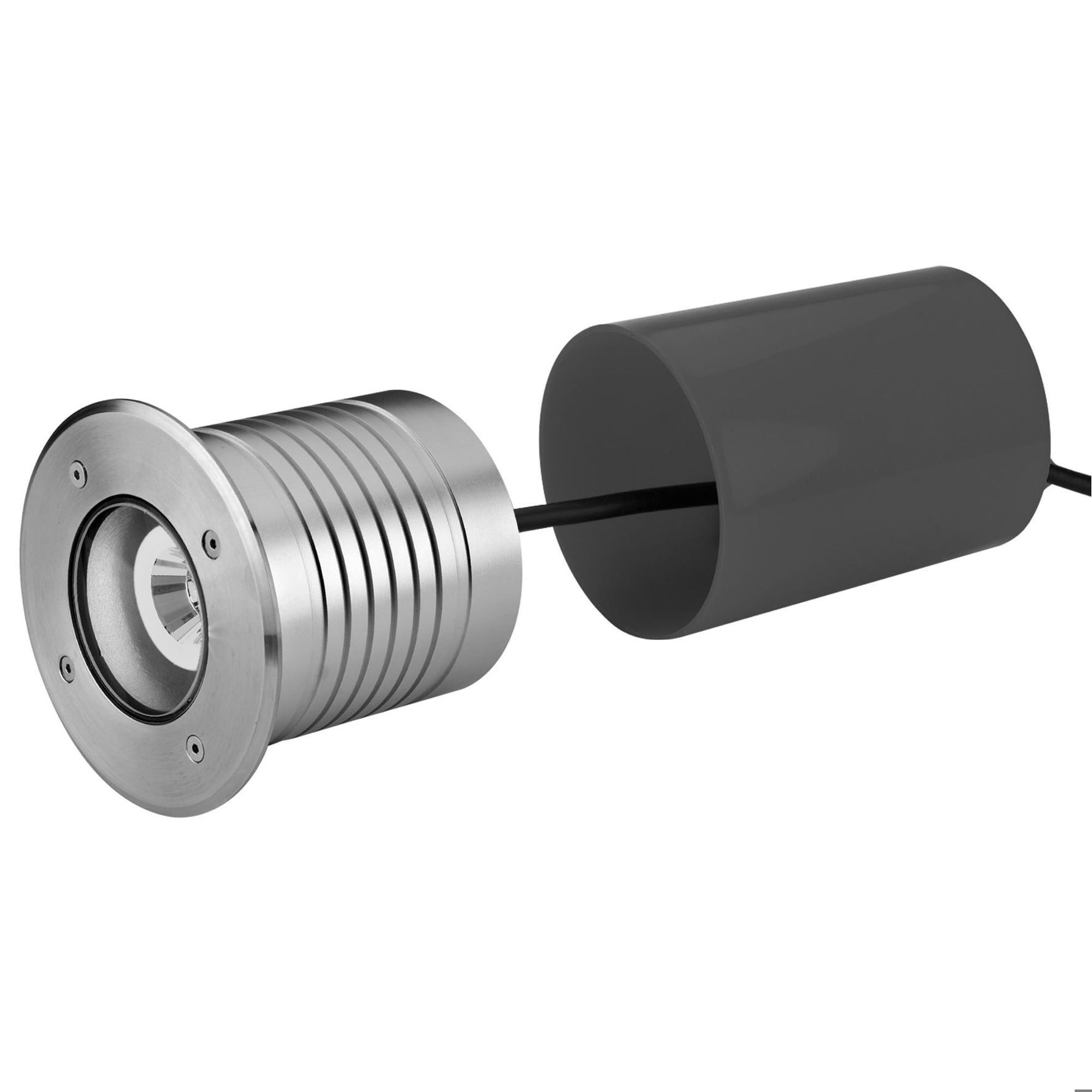 Recessed LED Uplight 12V Kit Silver 50W | Mr Resistor Lighting