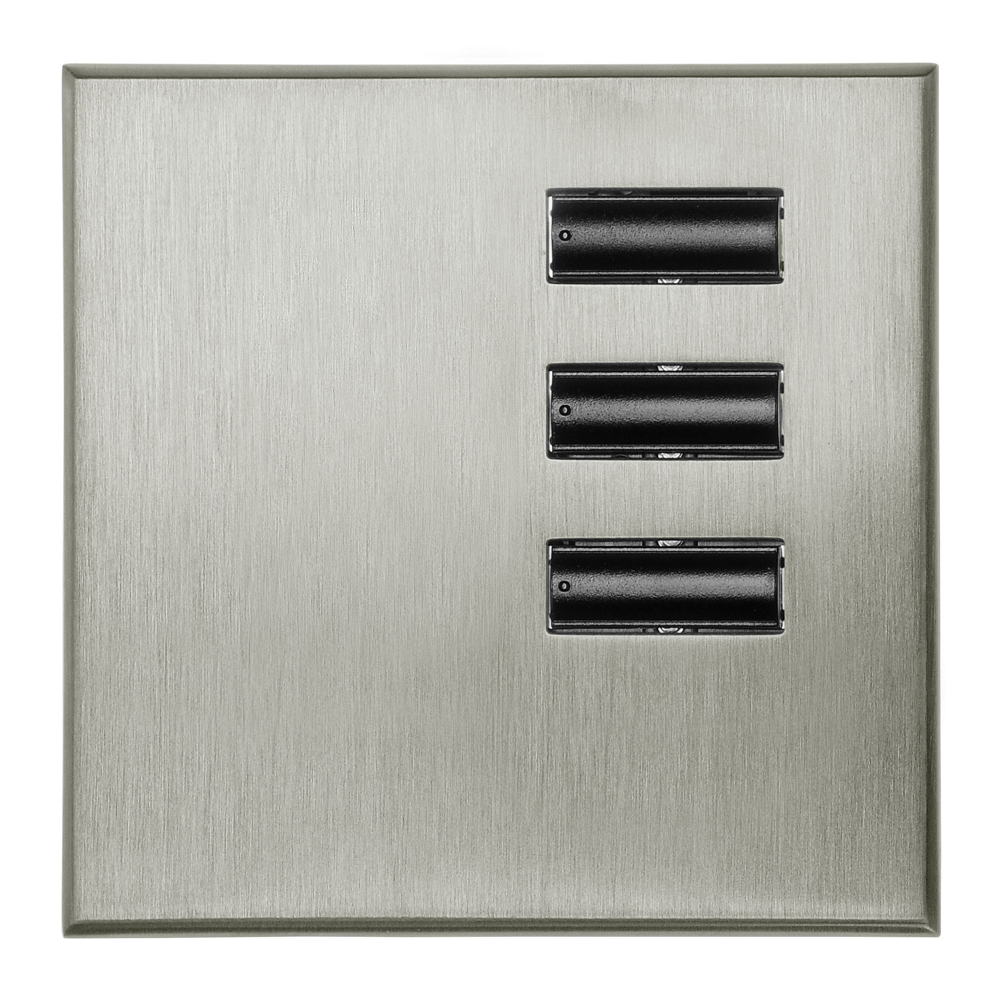 Lutron European Wall Switch Satin Nickel 3 Button R/L | Mr Resistor ...
