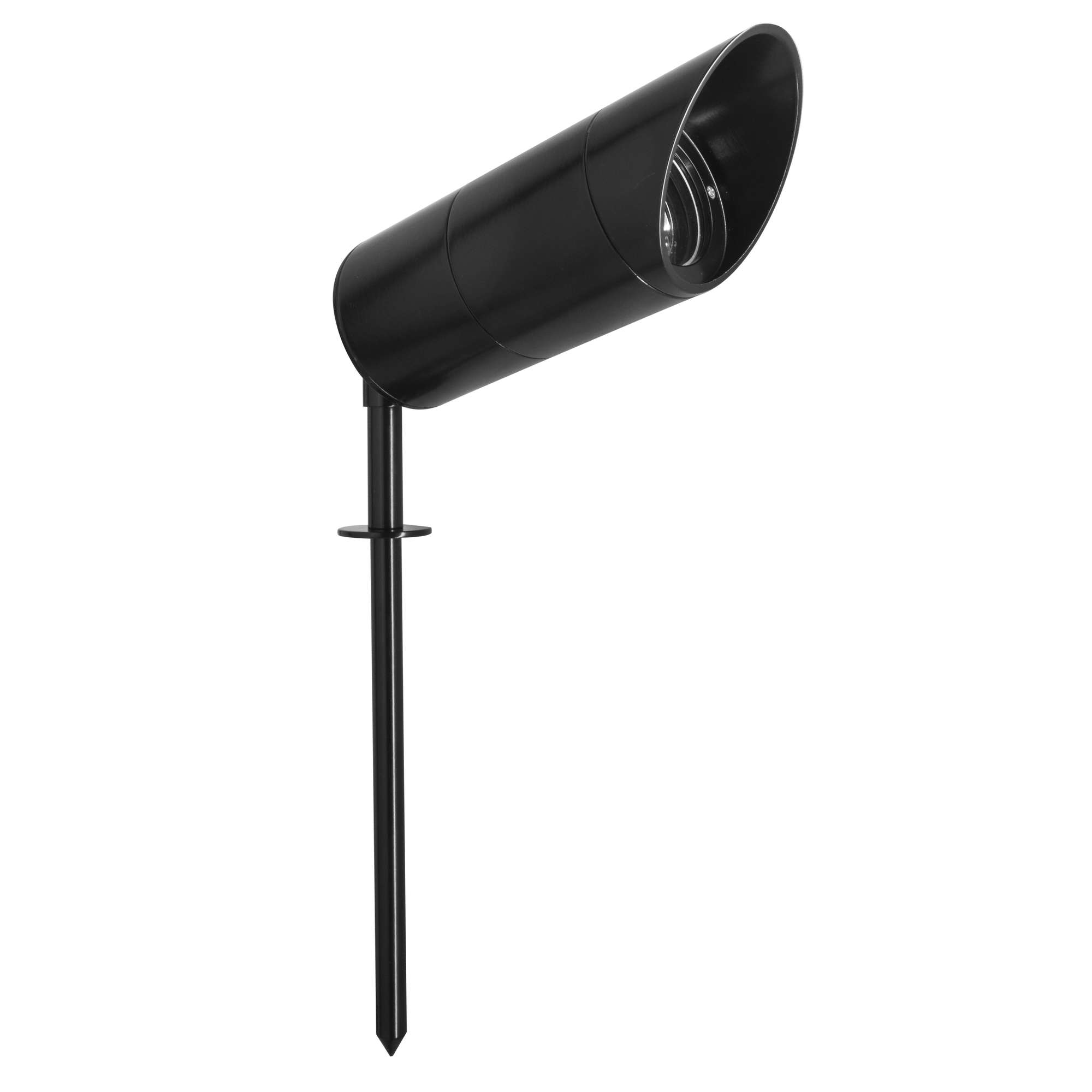 Smooth Glare Hood Spike Light 240V Black 35W | Mr Resistor Lighting
