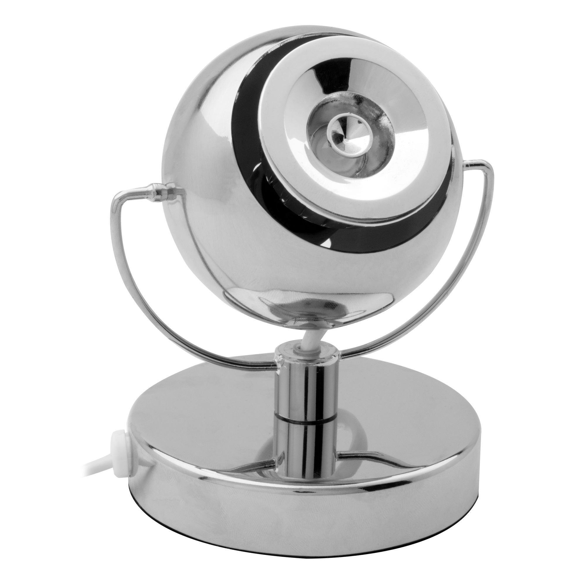 Retro Eyeball Table/Floor Light Chrome 35W | Mr Resistor Lighting