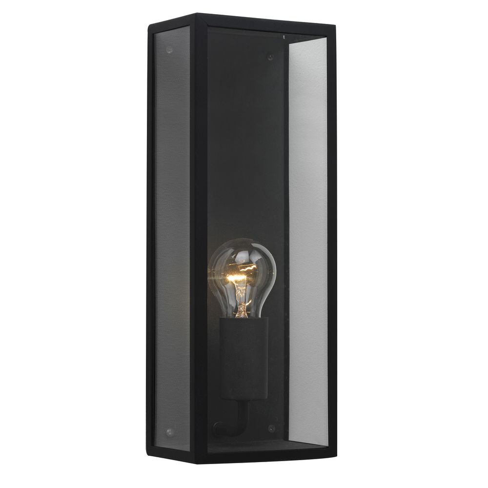 Messina 130 Outdoor Garden Wall Light 240V 60W Textured Black | Mr ...