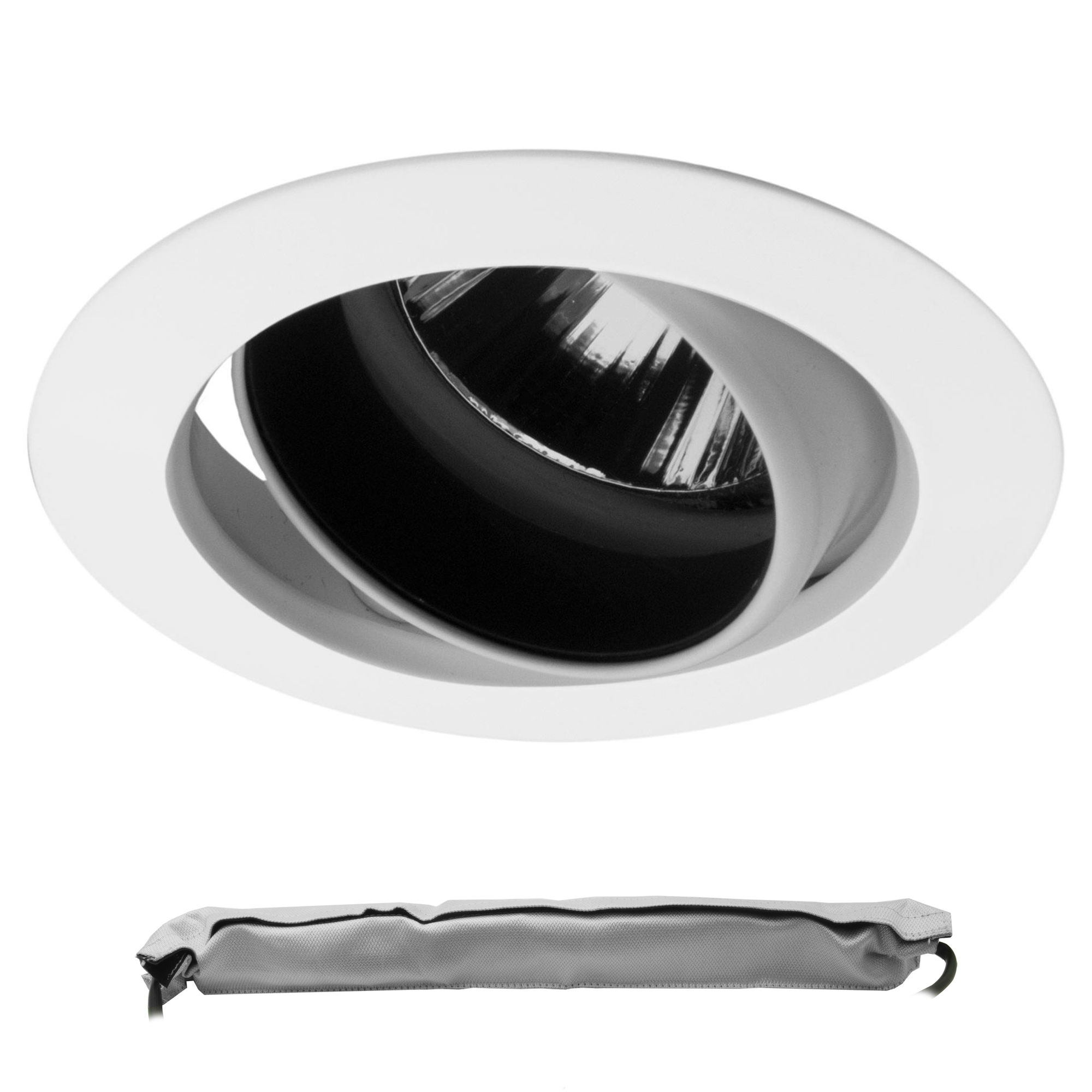 Elegant LED Downlight GU10 Emergency Kit White 9W | Mr Resistor Lighting