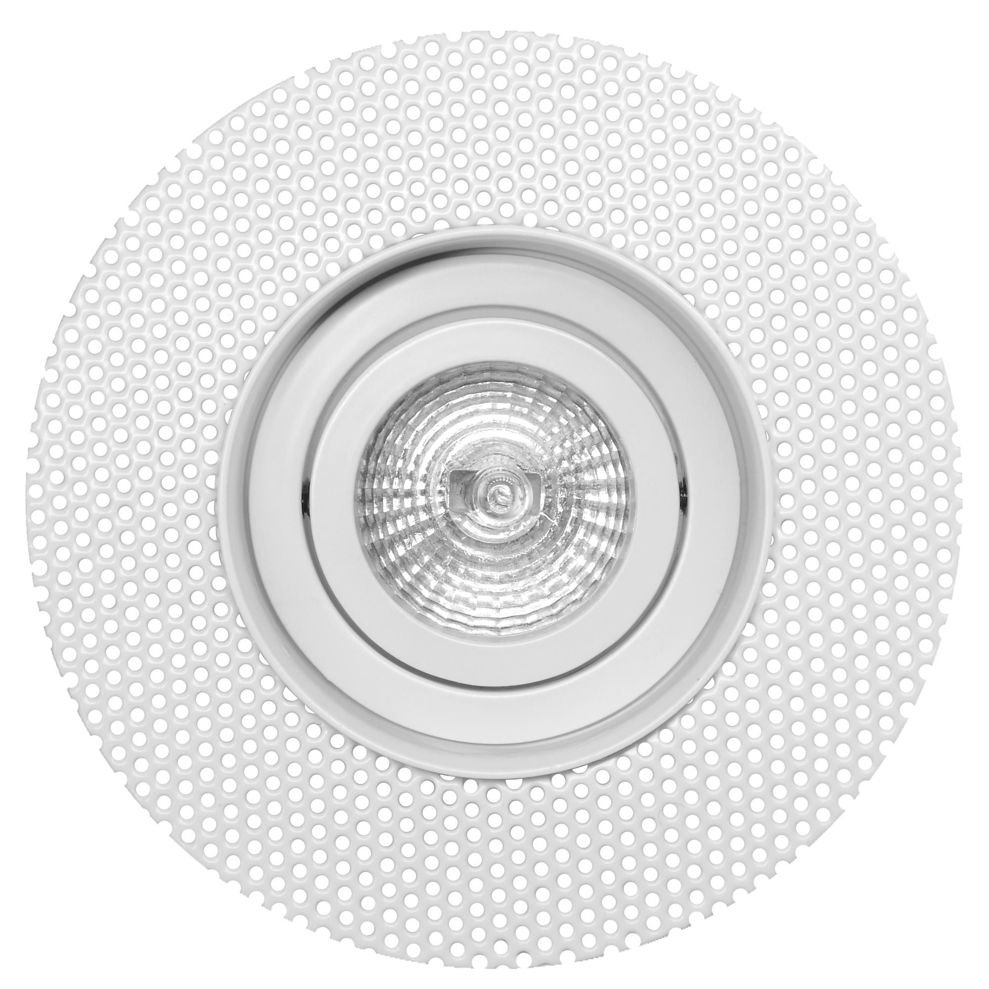 Trimless Round Adjustable Downlight LED GU10 Emergency Kit White 9W ...