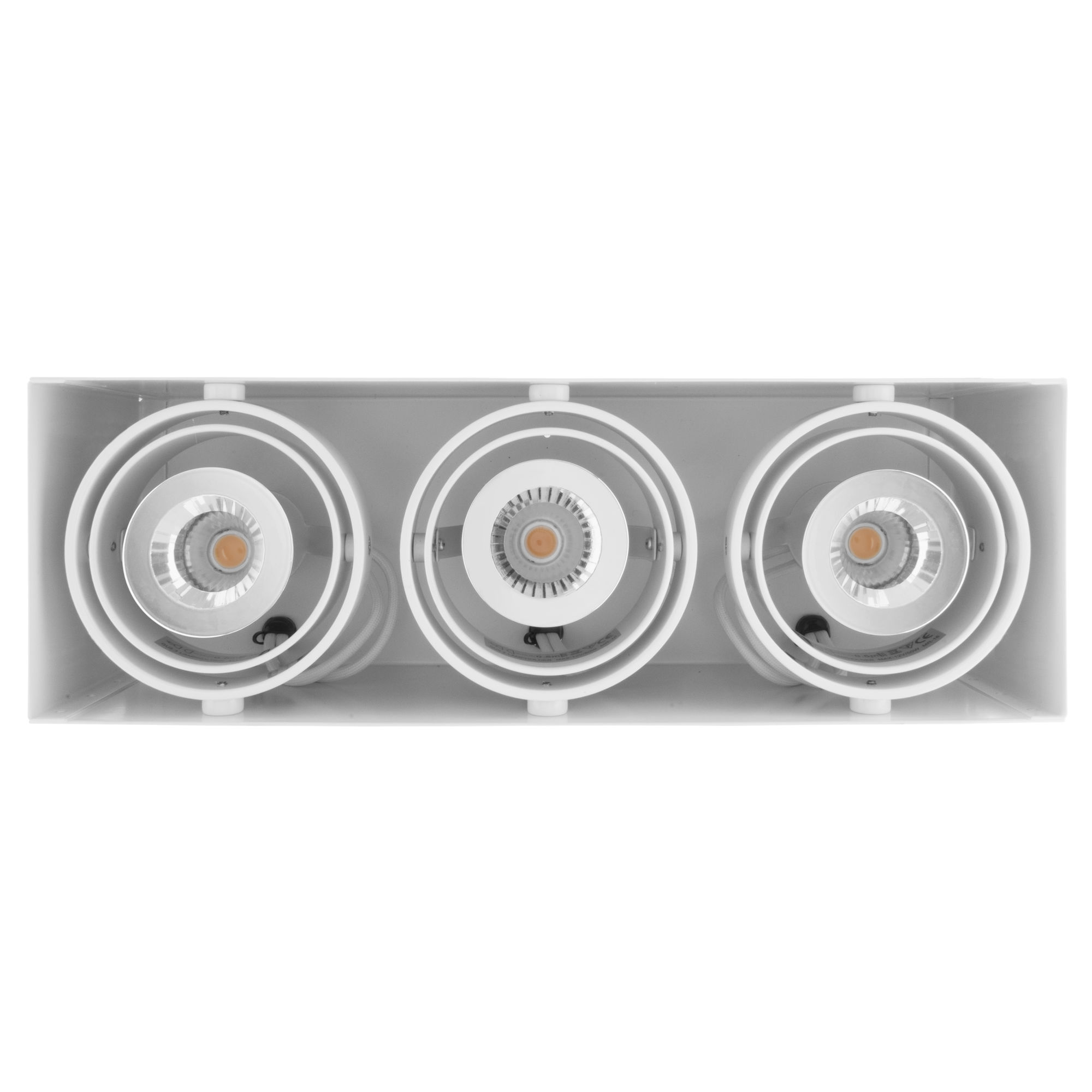 Grid Trimless Triple Reality LED Warm White (2700K) 3 x 7W 45° | Mr ...