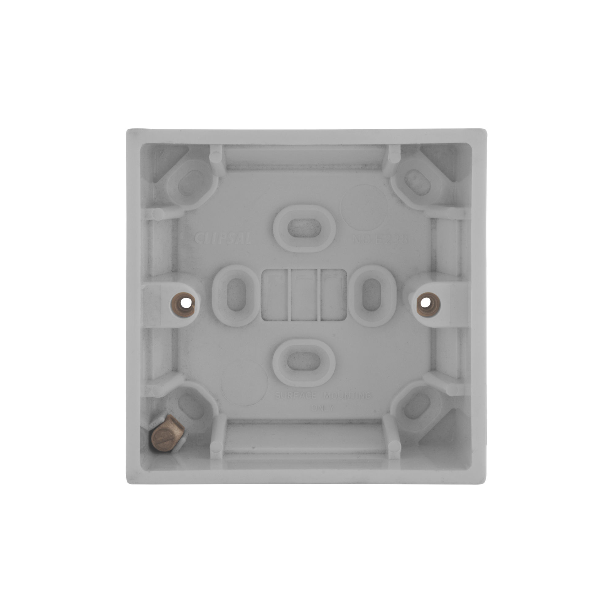 Single Plate Back Box Plastic 35mm | Mr Resistor Lighting