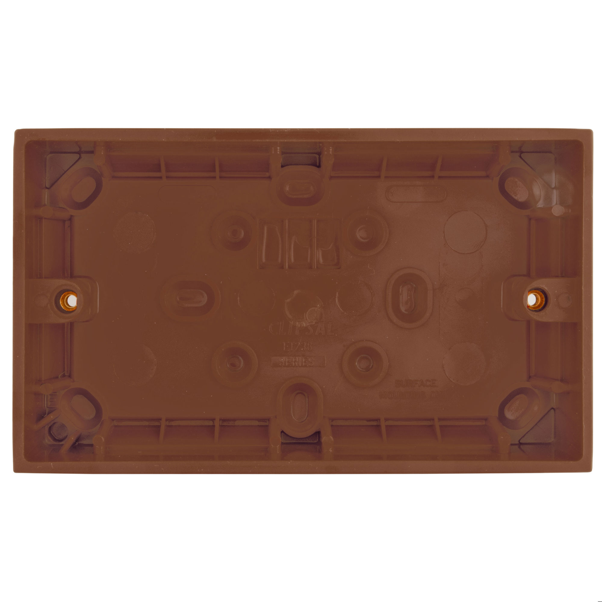 Double Plate Back Box Plastic 35mm | Mr Resistor Lighting