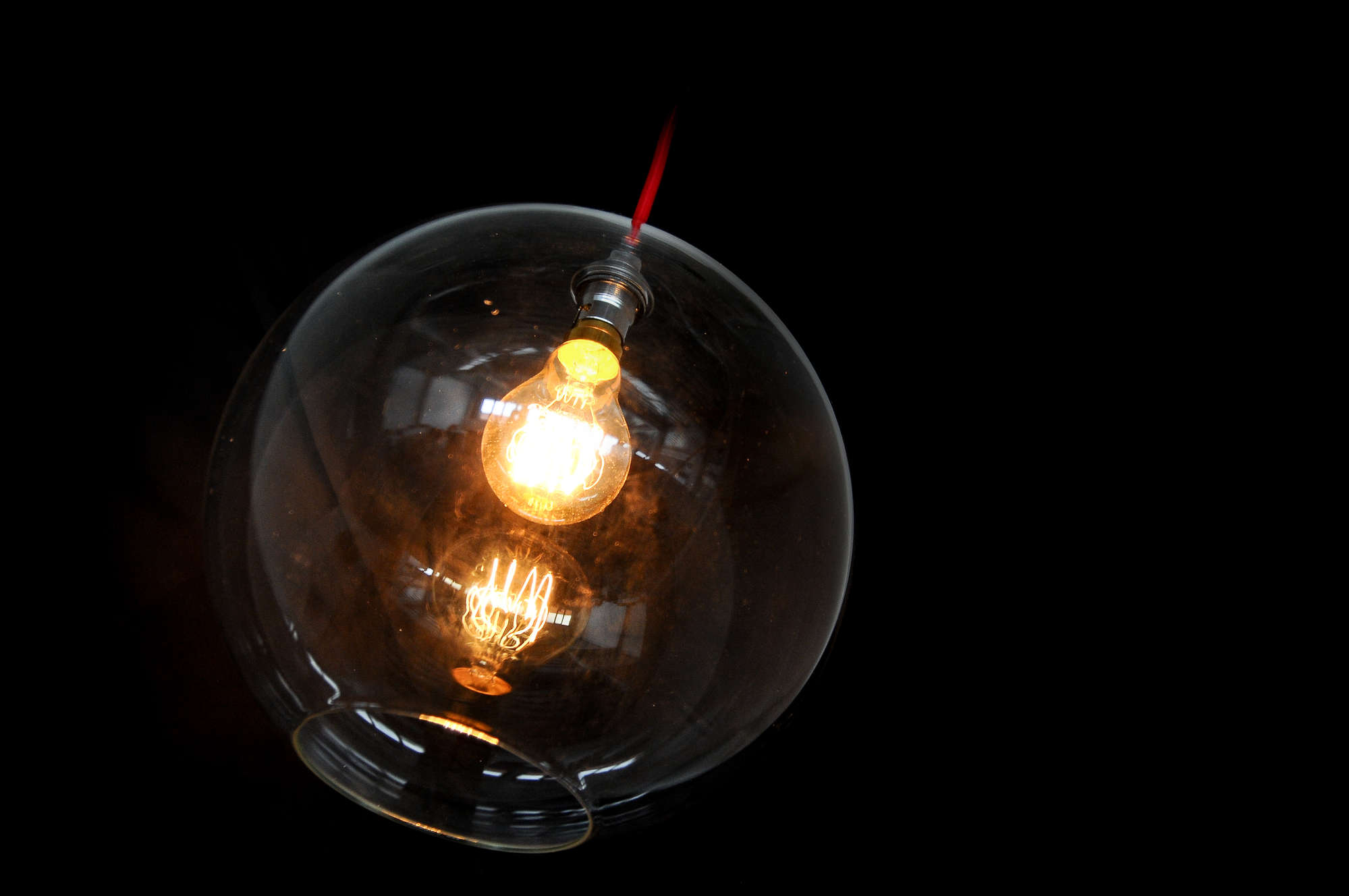 Classic Sphere Gallery Fitting Brass 29mm hole | Mr Resistor Lighting