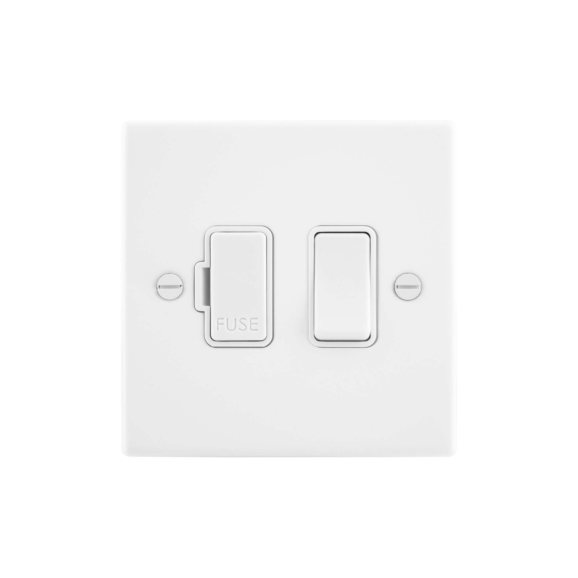 Fuse Spur 1 gang 13 amp switched fuse spur Matt White | Mr Resistor ...