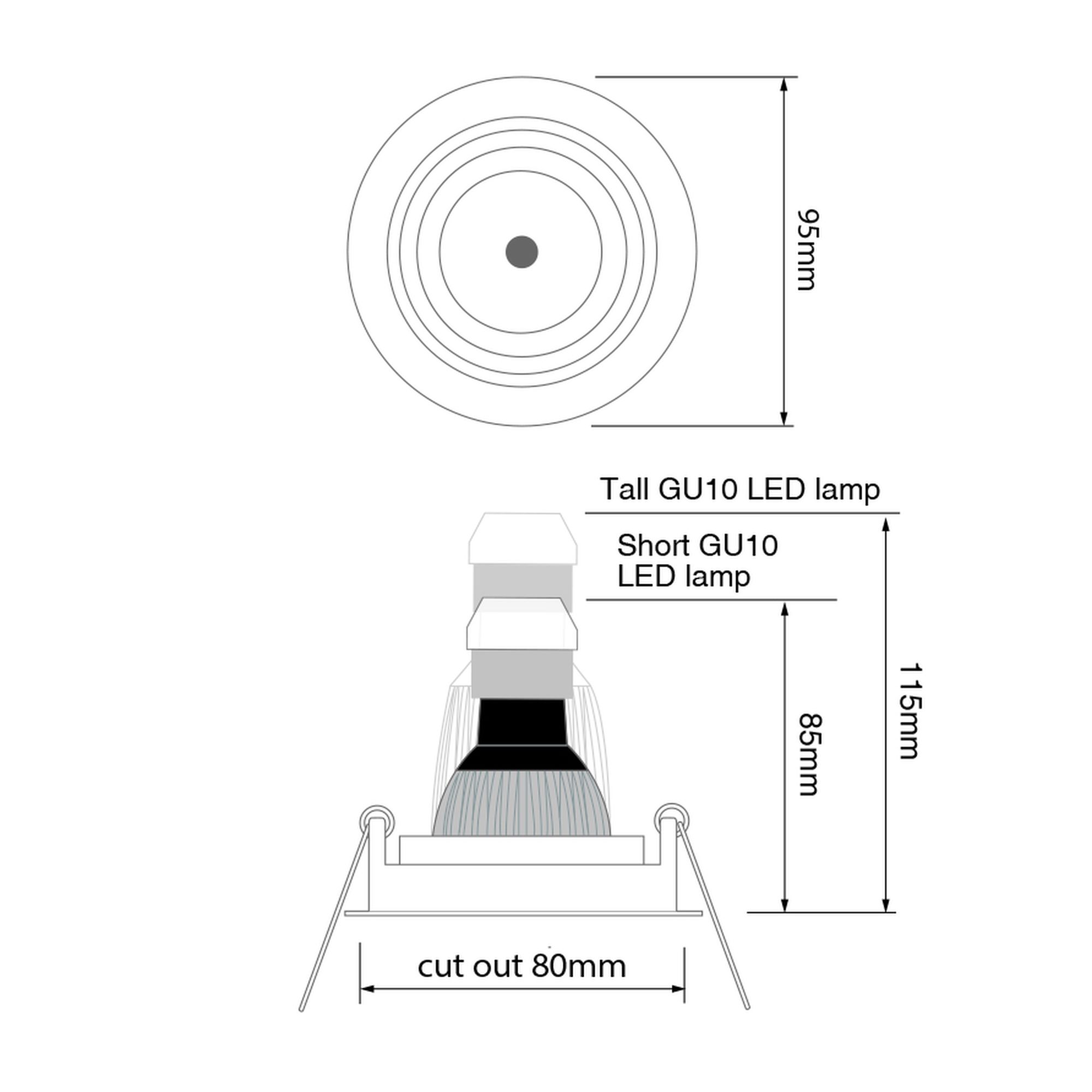 TAL Contract Tilt 240V 50W Brass | Mr Resistor Lighting
