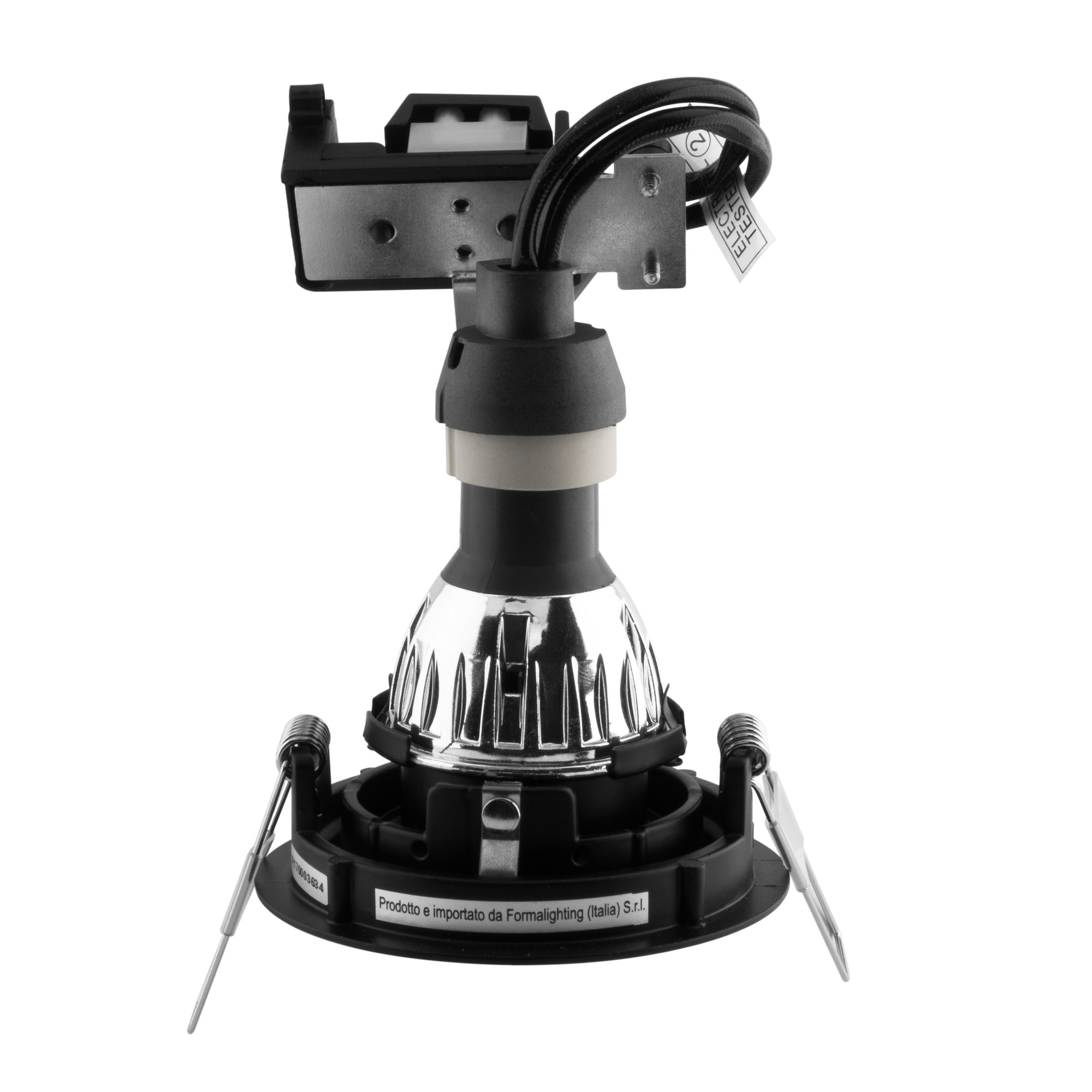 Rock 'n' Roll Adjustable Black Baffle GU10 240V 50W Black | Mr Resistor ...