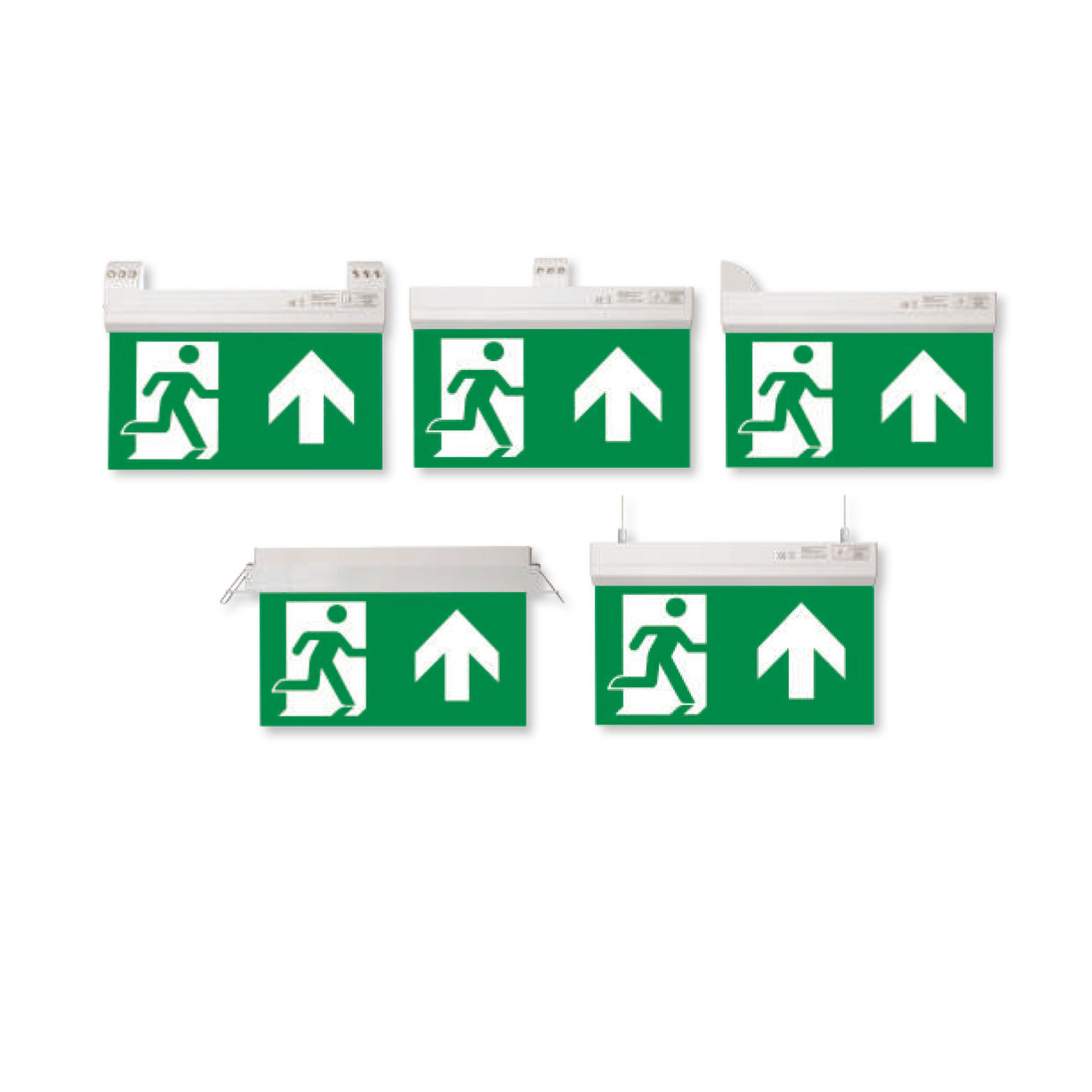 LED Emergency 6 in 1 Exit Blade 2.5W Recessed | Mr Resistor Lighting