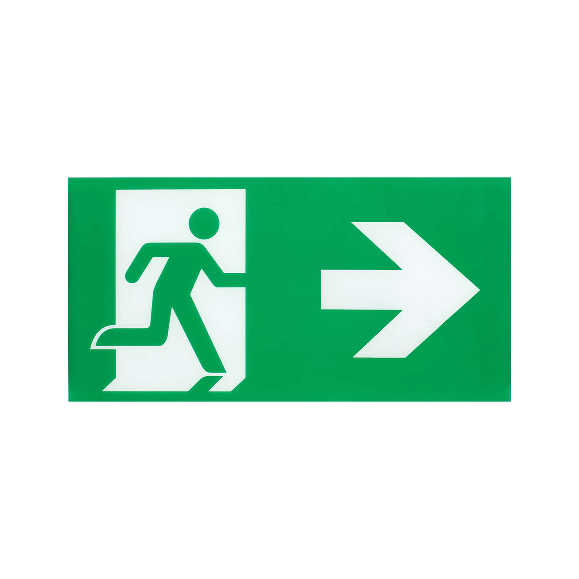 LED Emergency Exit Legend Left/Right Reversible | Mr Resistor Lighting