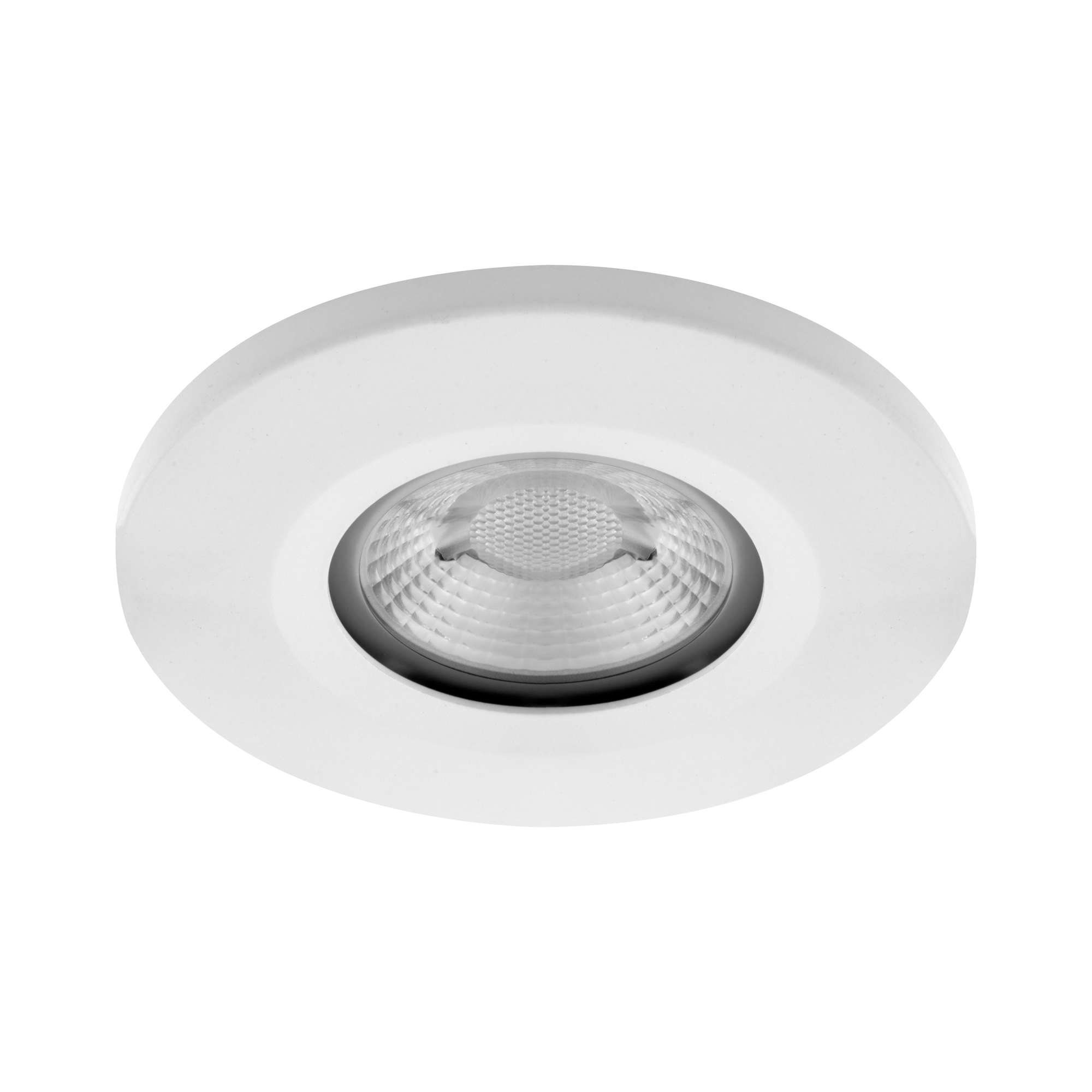 Prism Fire Rated Fixed LED Downlight Warm White (3000K) 7.3W White | Mr ...