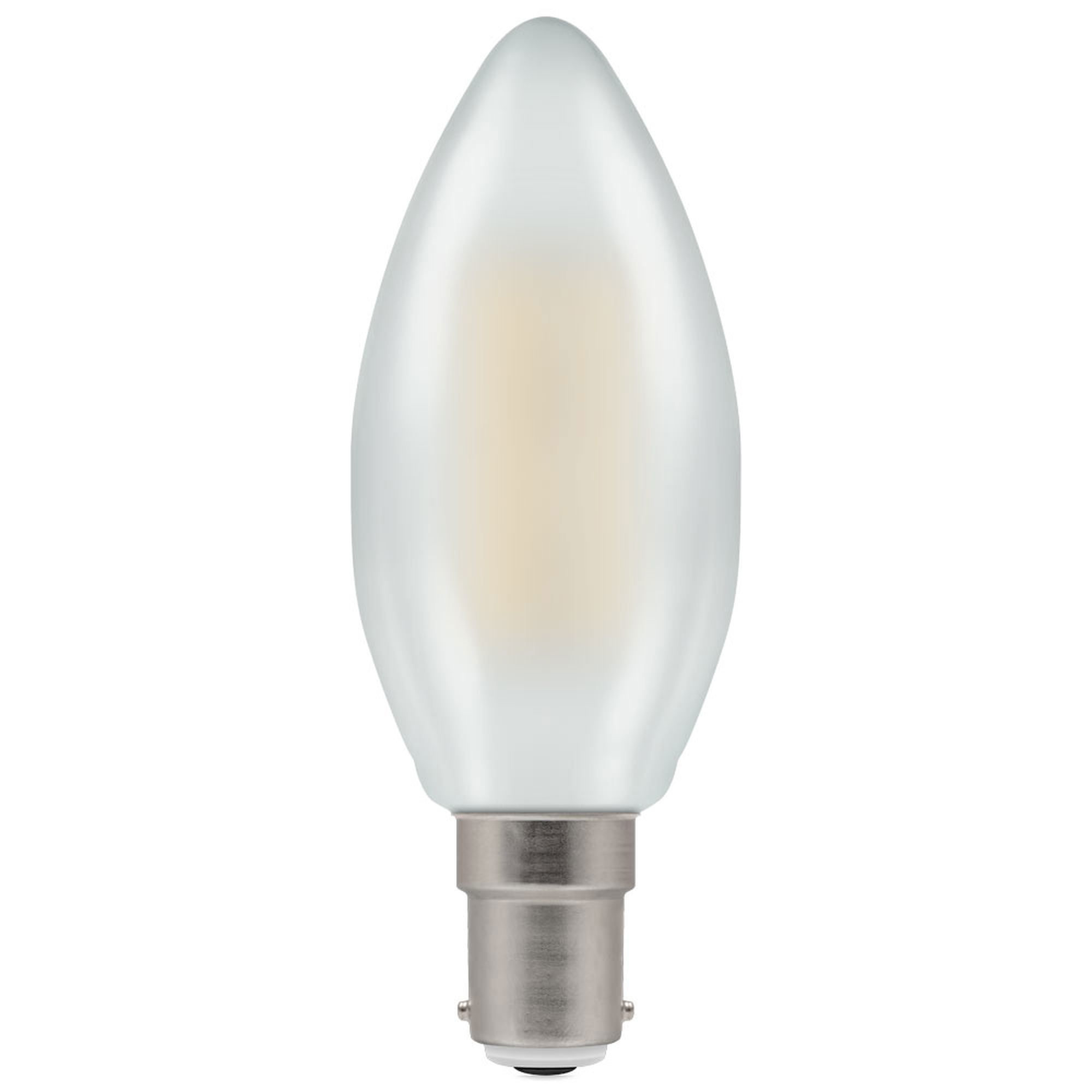 SBC LED Candle 5W 470lm (=40W) Dimmable 240V Pearl 2700K Warm White ...
