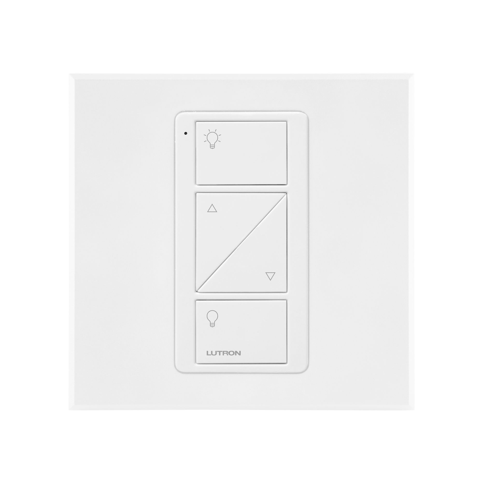 Lutron Pico Wireless 2 Button Raise/Lower and Light Icons White | Mr ...