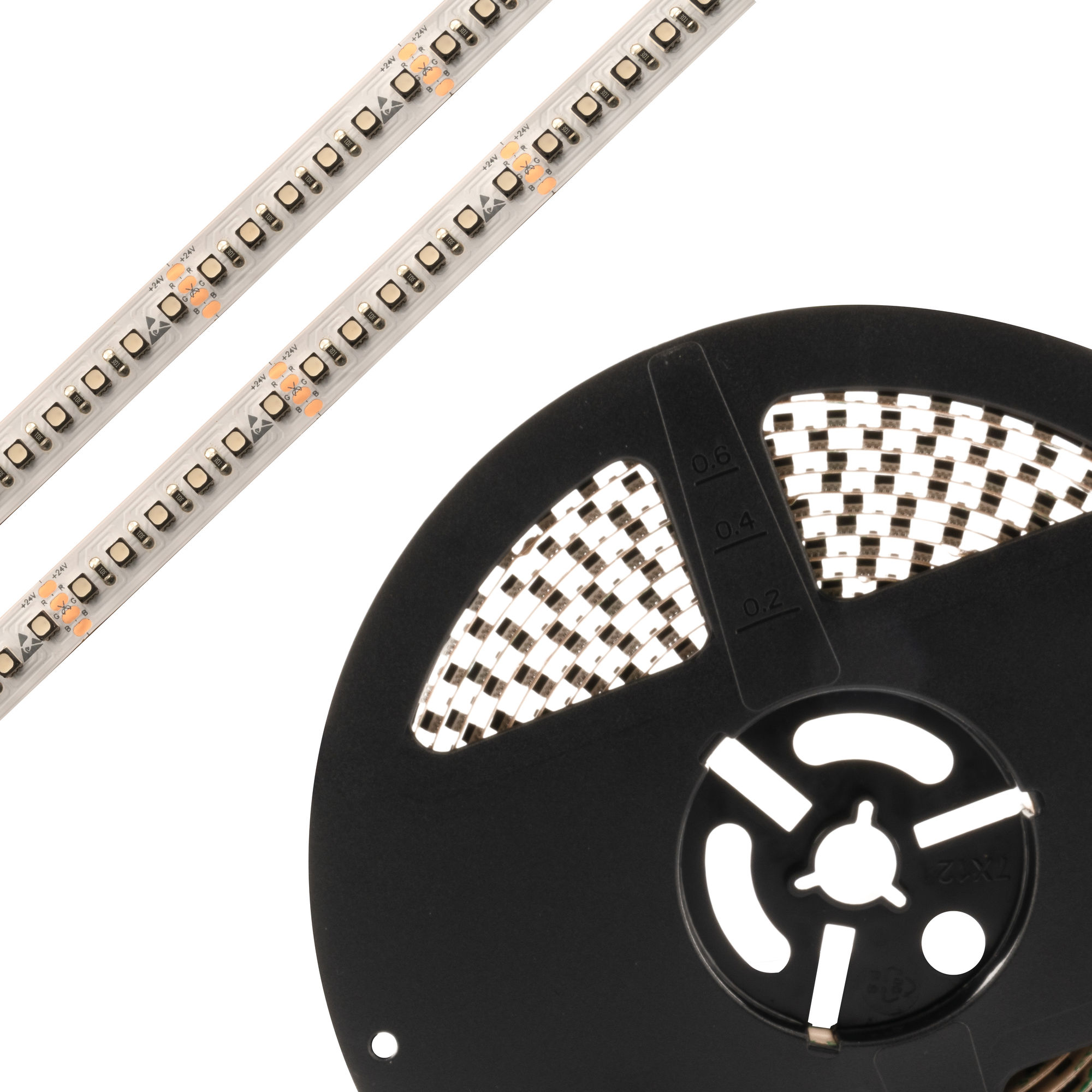 LED RGB Tape Ultra Bright Seamless 5m (240xSMD 3535 LEDs/m) 24V 144W ...