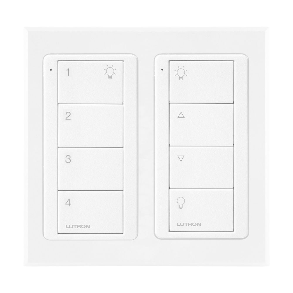 Lutron Pico Wireless 2x4 Button Zone & Scene Lights White | Mr Resistor Lighting