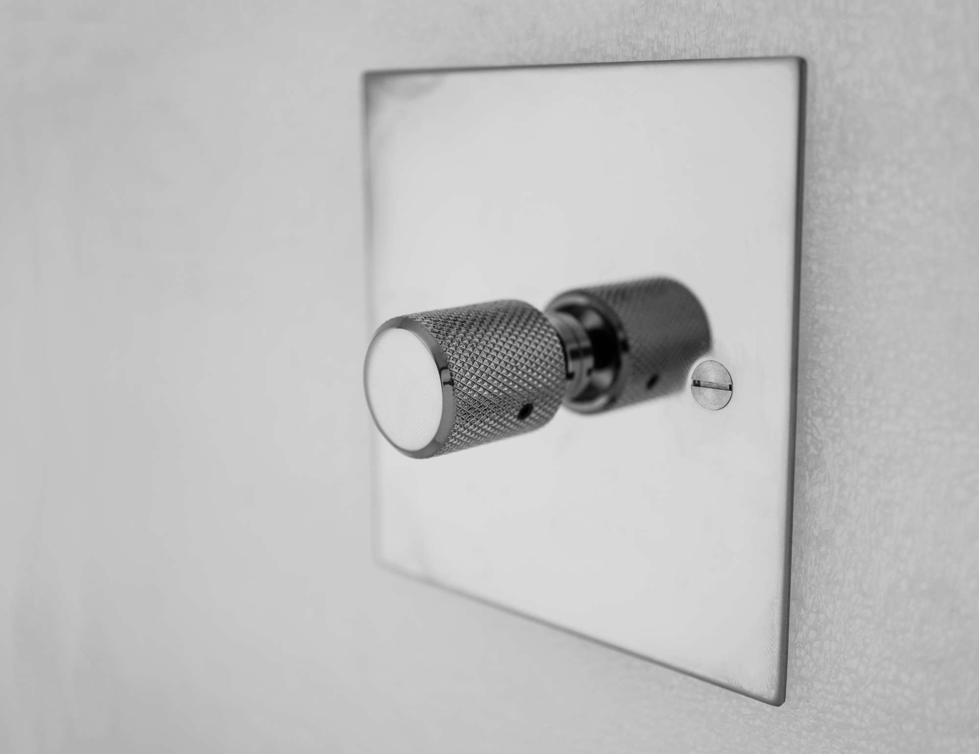 Retro Dimmer Switch Polished Steel | Mr Resistor Lighting