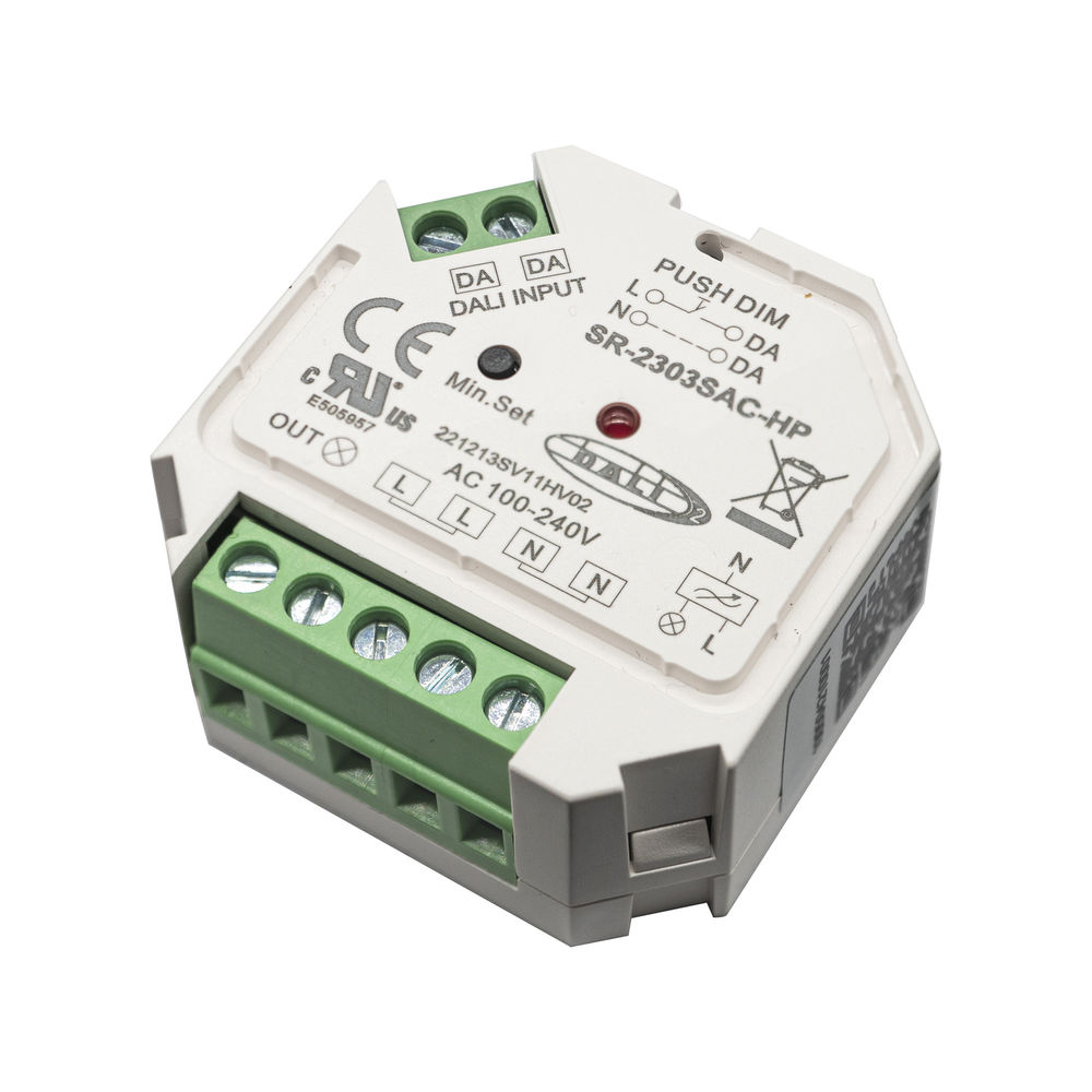 DALI 2 + Push AC Phase Cut Dimmer 200W | Mr Resistor Lighting