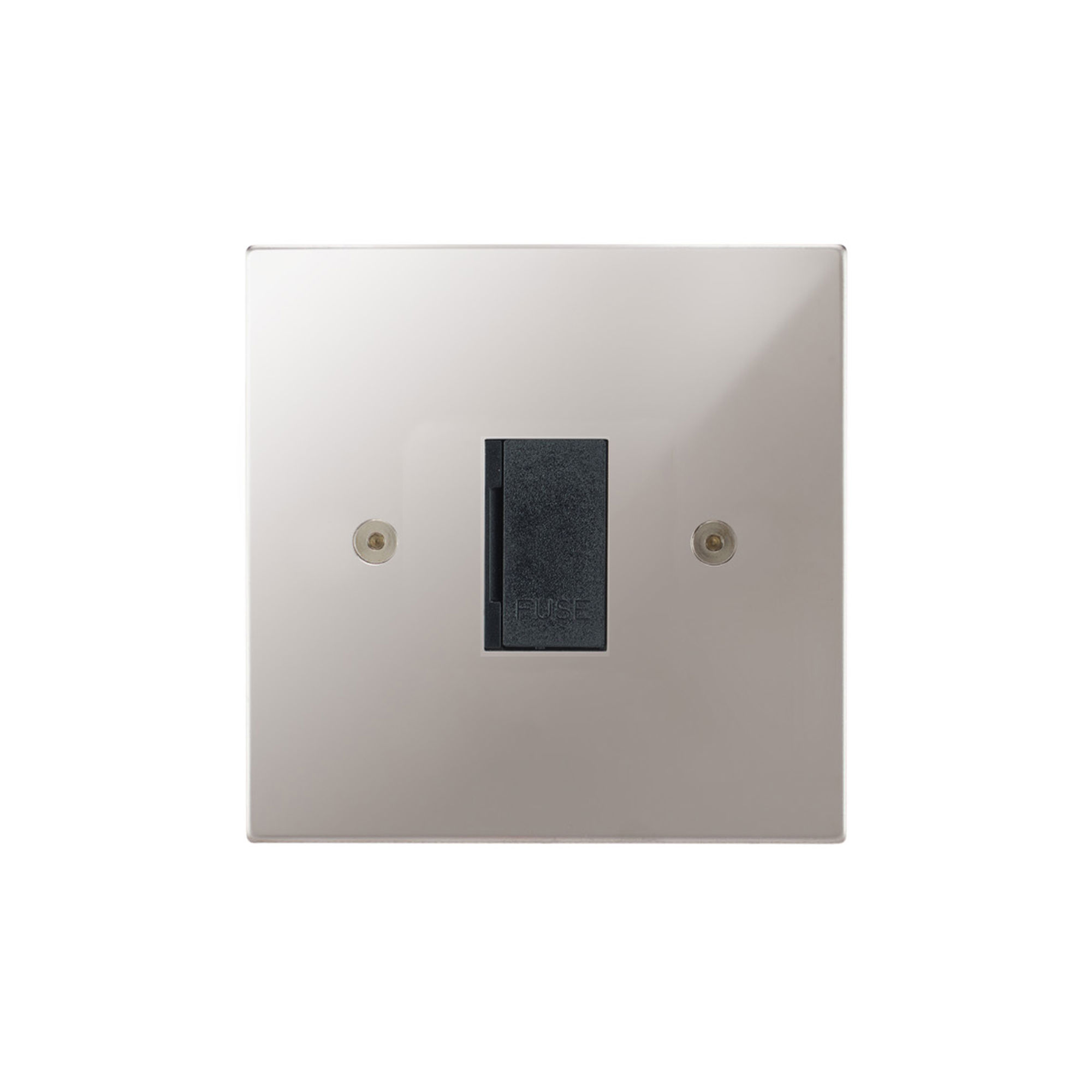 Horizon Square Fuse Spur 1 gang 13 amp unswitched Polished Stainless ...