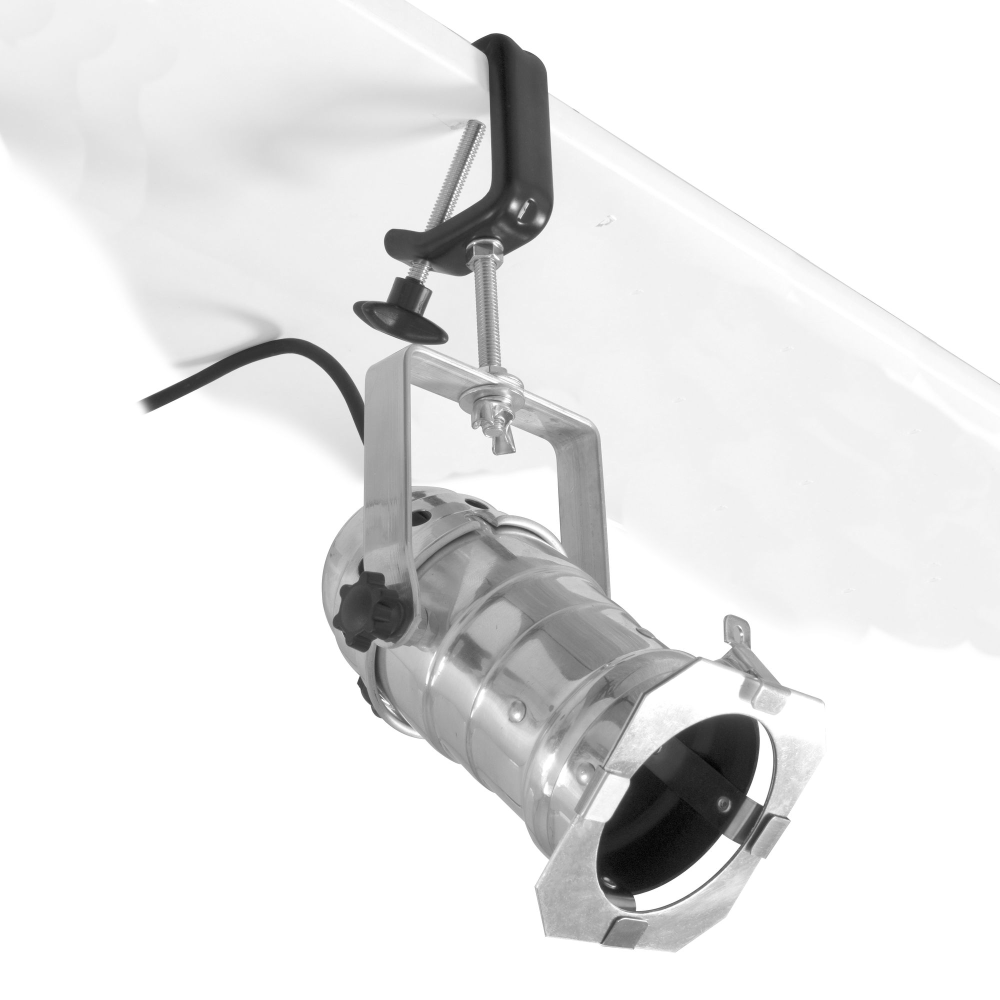PAR20 Theatre Lights 240V and Clamp Kit 50W Chrome | Mr Resistor Lighting