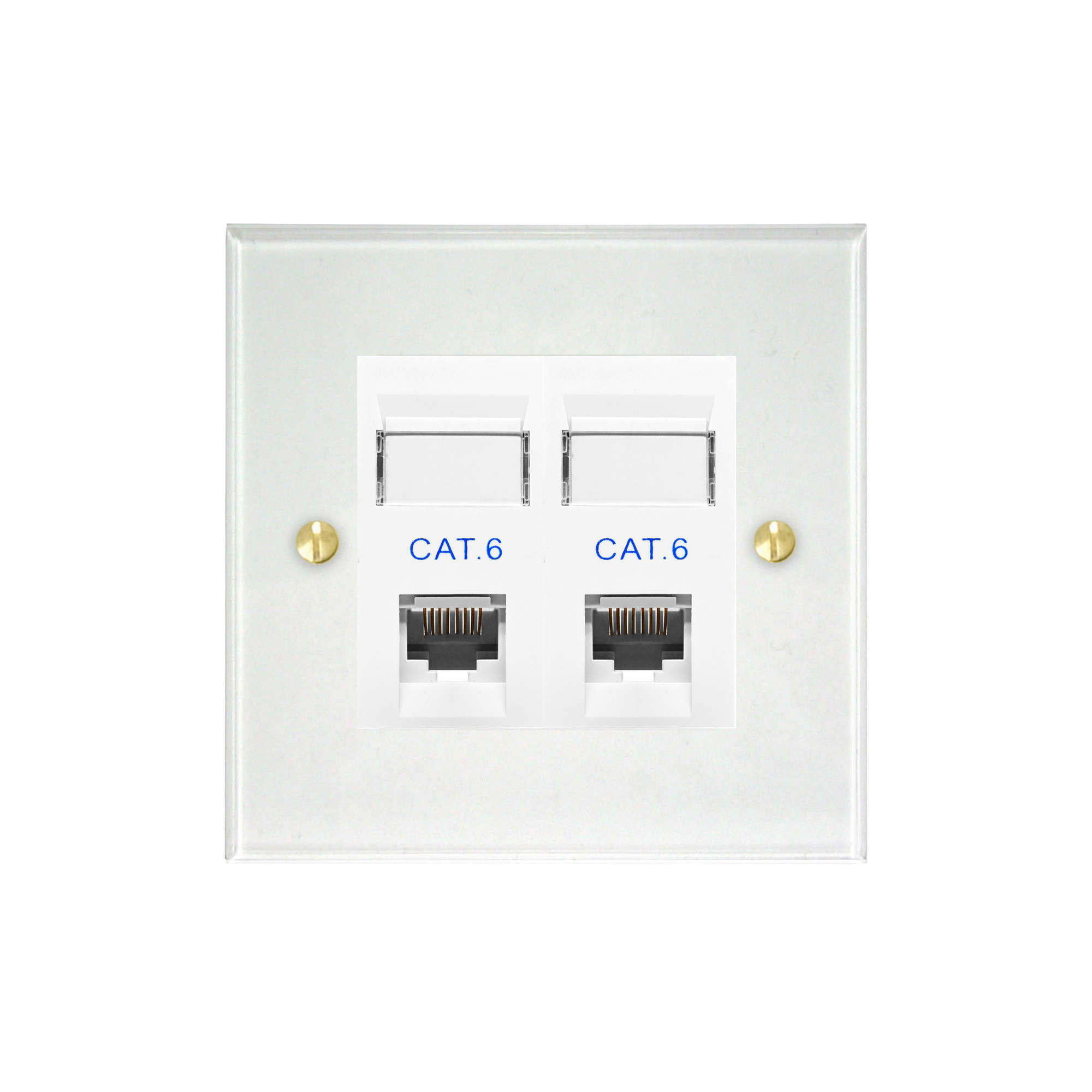 Prism Communications Socket 2 gang RJ45 cat 6 Clear Perspex | Mr ...
