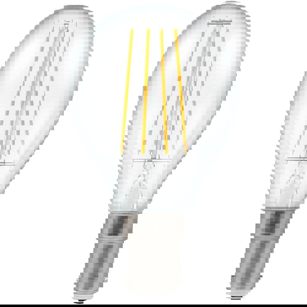 LED Golfball Clear SBC/B15 470lm Dimmable Light Bulb 5W 2700K Warm ...