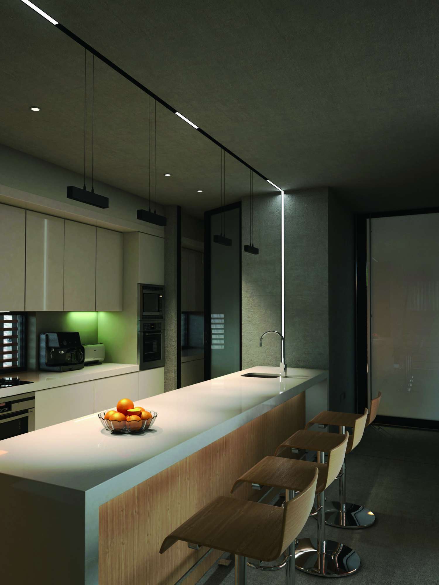 Slim Duet System Trimless Recessed Track 24V Black 1500mm | Mr Resistor ...