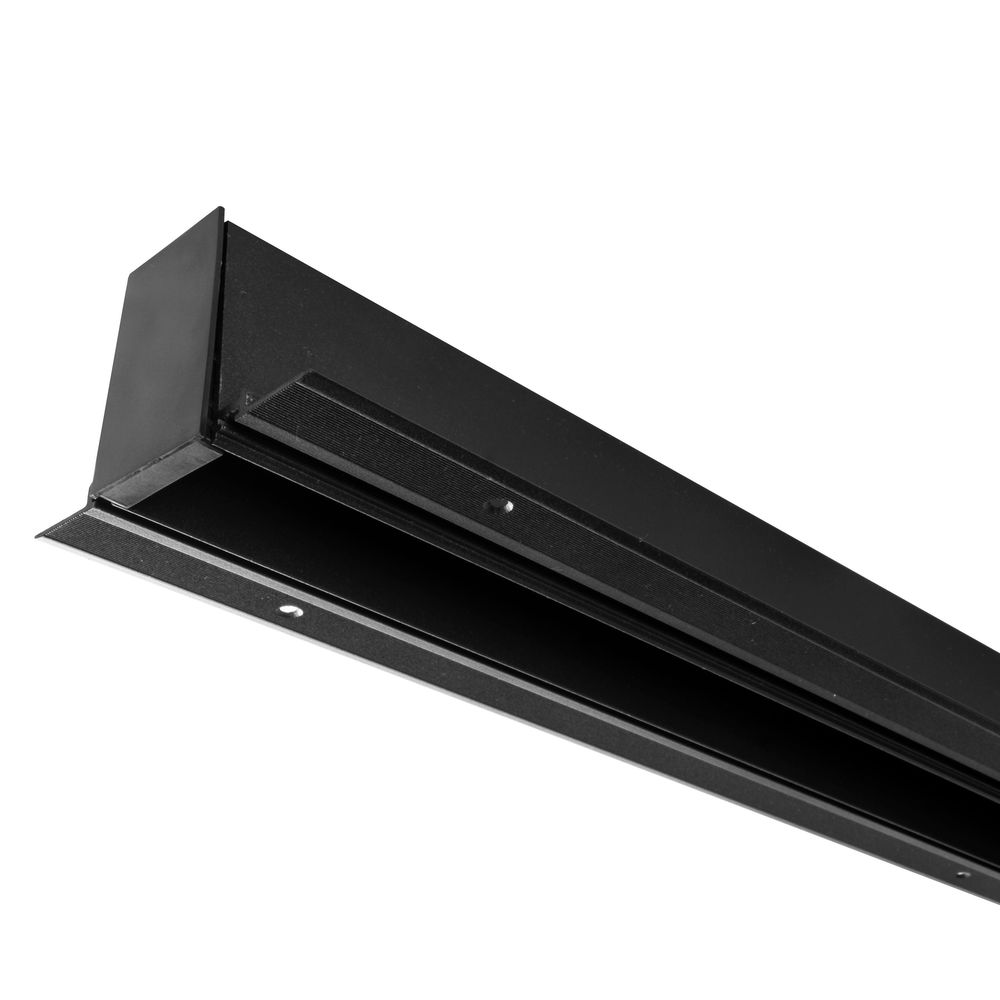 Slim Duet System Trimless Recessed Track 24V Black 1500mm | Mr Resistor ...
