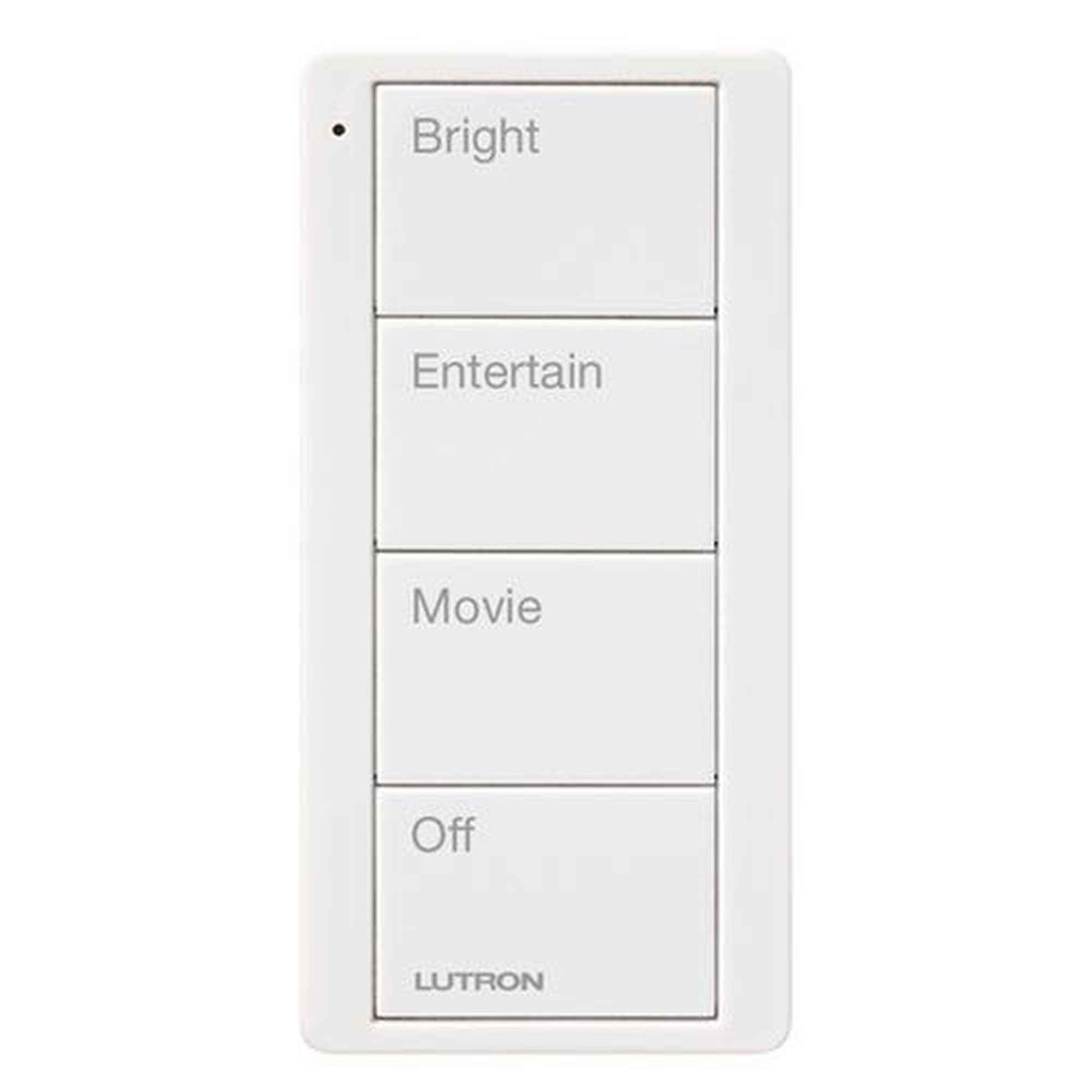 Lutron Pico Wireless 4 Button Scene Lights, Custom Engraving White | Mr ...