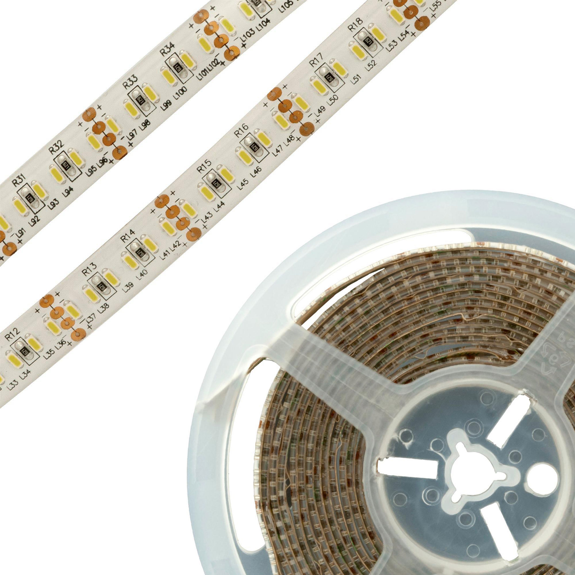 LED Tape Ultra Seamless 3m (240xSMD 3014 LEDs/m) 24V 18W (1m=6W) 2700K ...