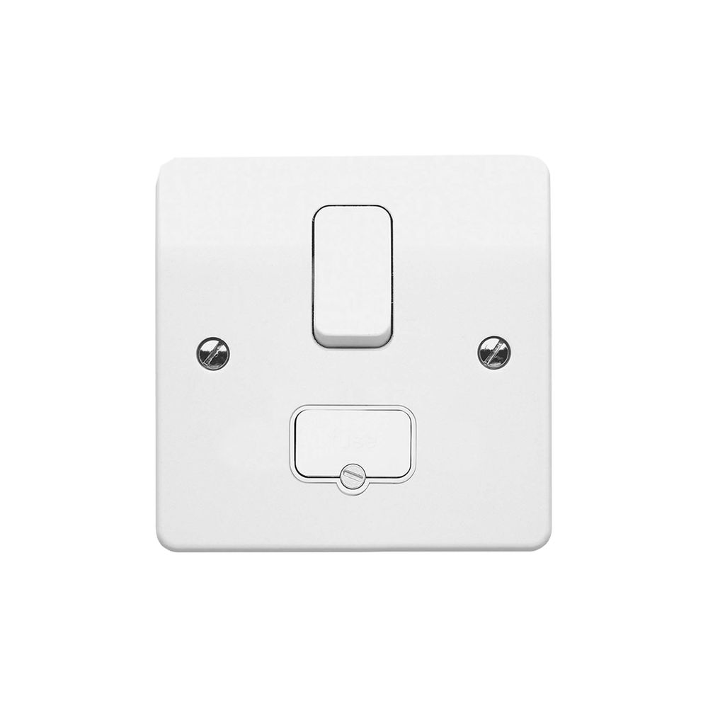 MK Logic Plus Cooker Switch 13A DP flex connection unit White | Mr ...