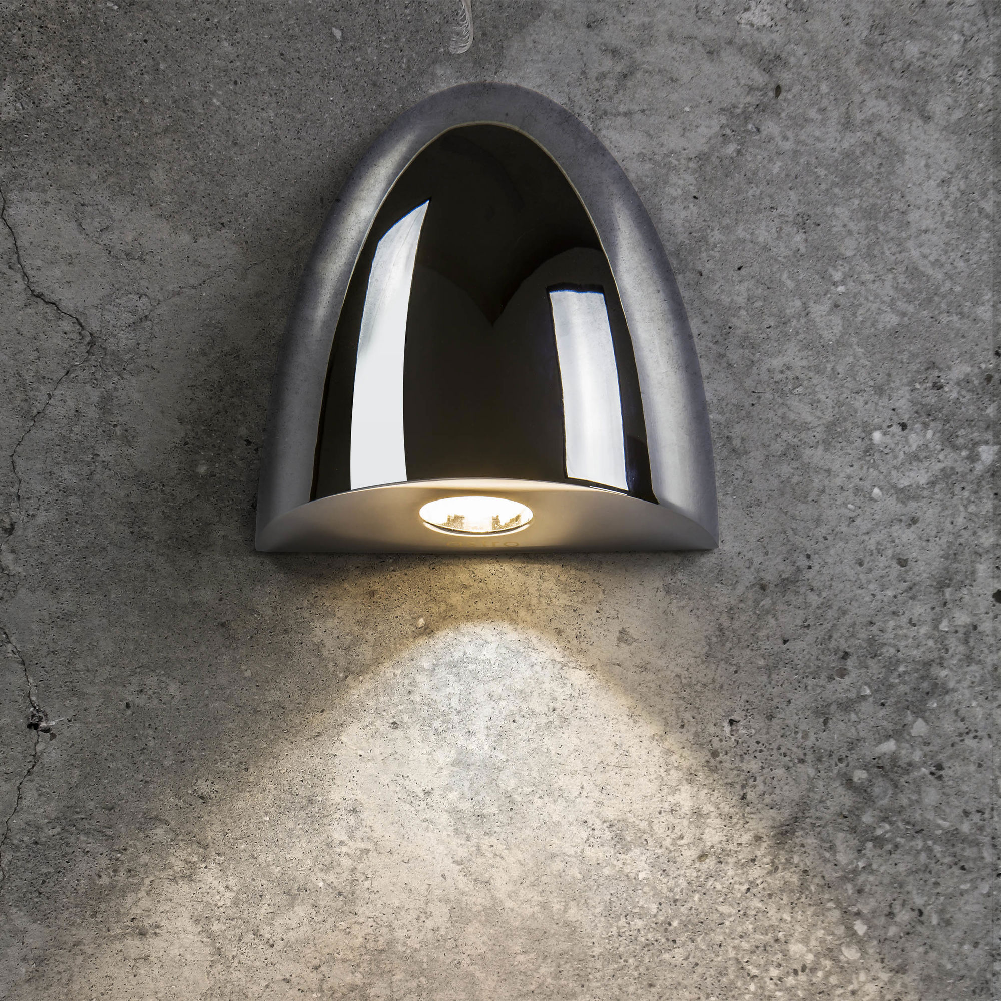 Orpheus LED Low Level Wall Light 700mA Polished Chrome 2700K Warm White ...