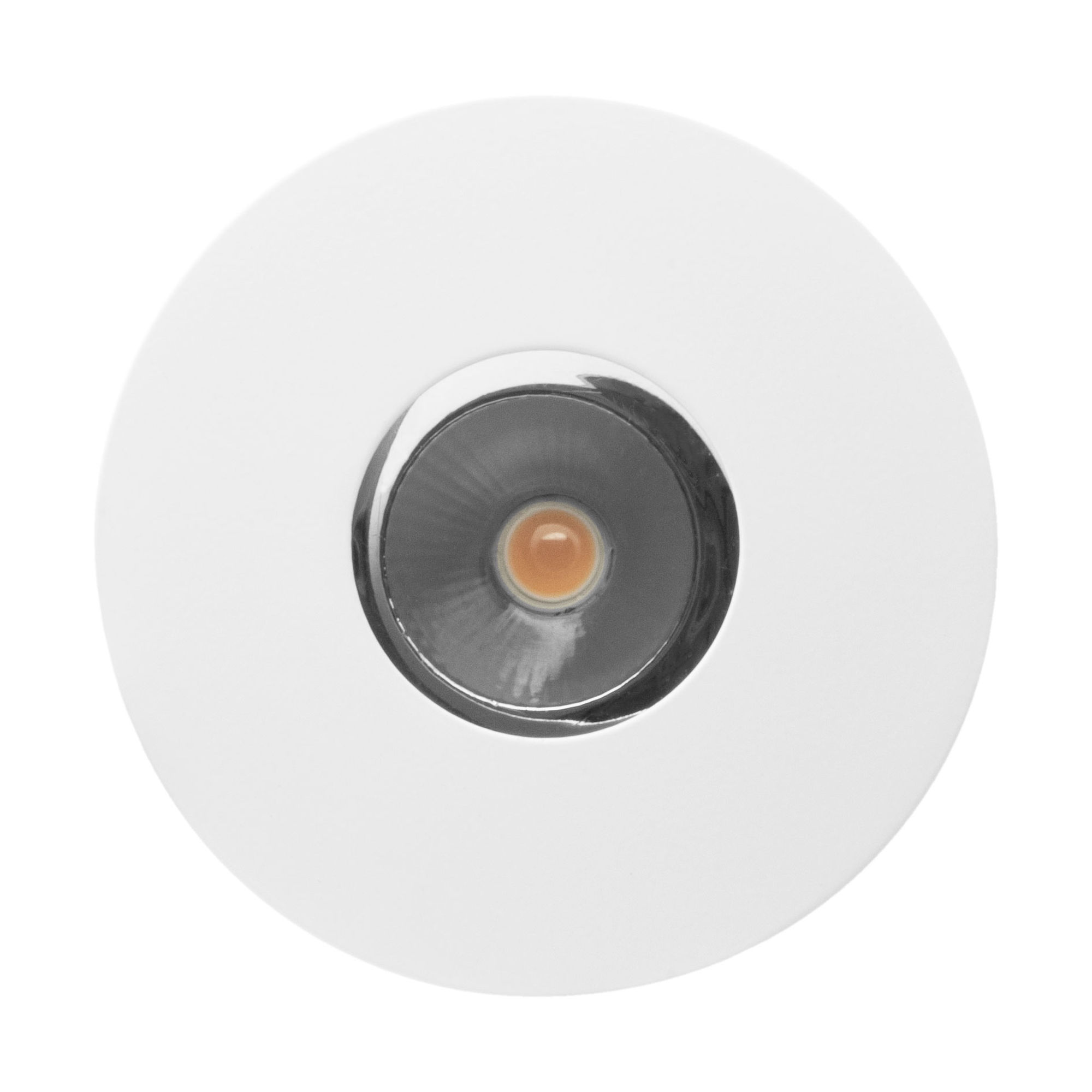 Invisible Adjustable Fire Rated Round Glass Downlight IP55 GU10 240V ...