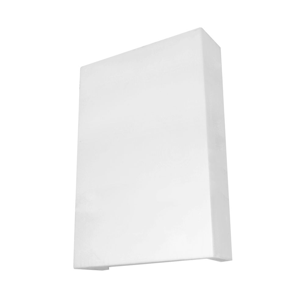 Slimline Plaster Up and Down Wall Light GU10 240V White | Mr Resistor ...