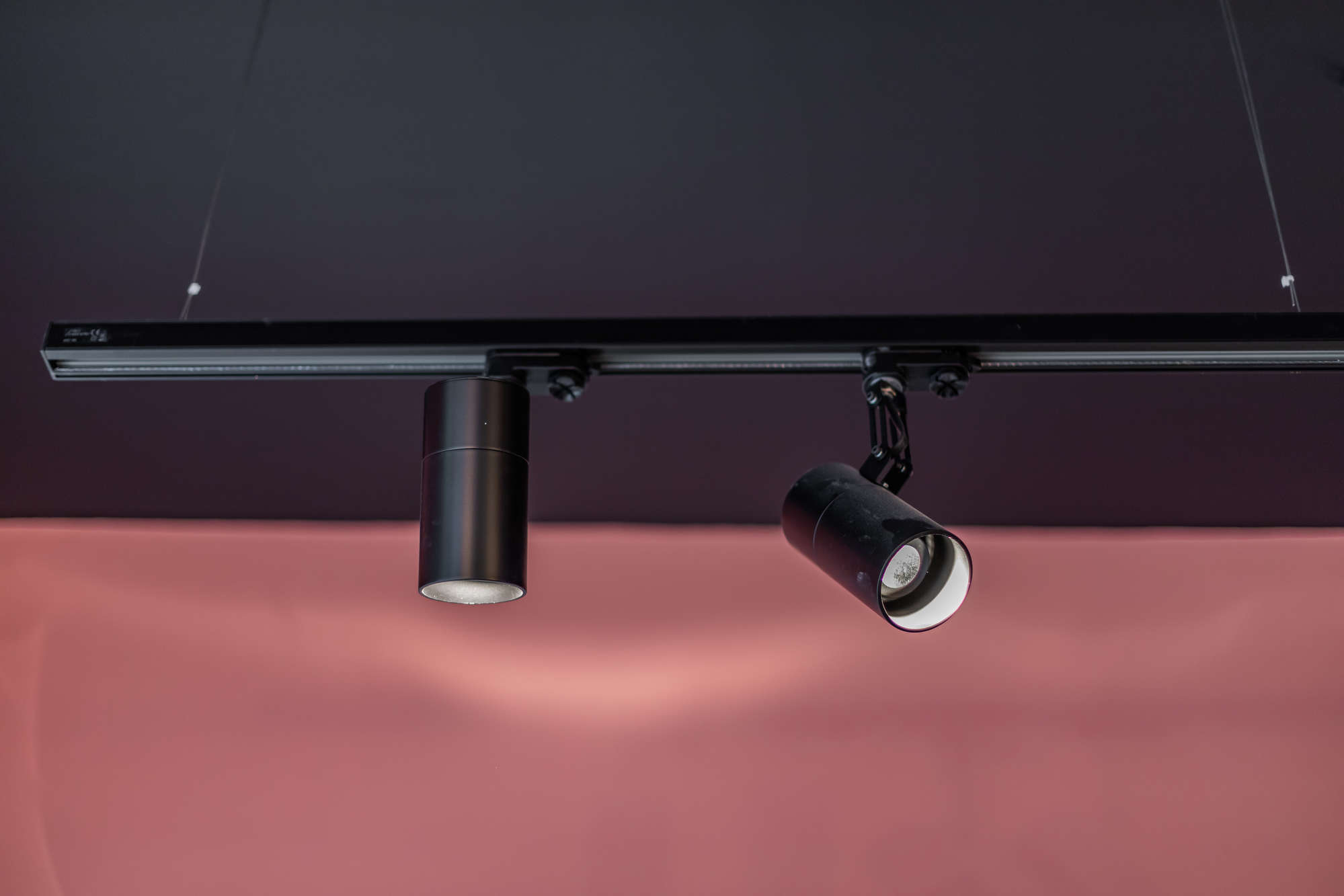 Tube Track GU10 45° Three Circuit 50W Black | Mr Resistor Lighting