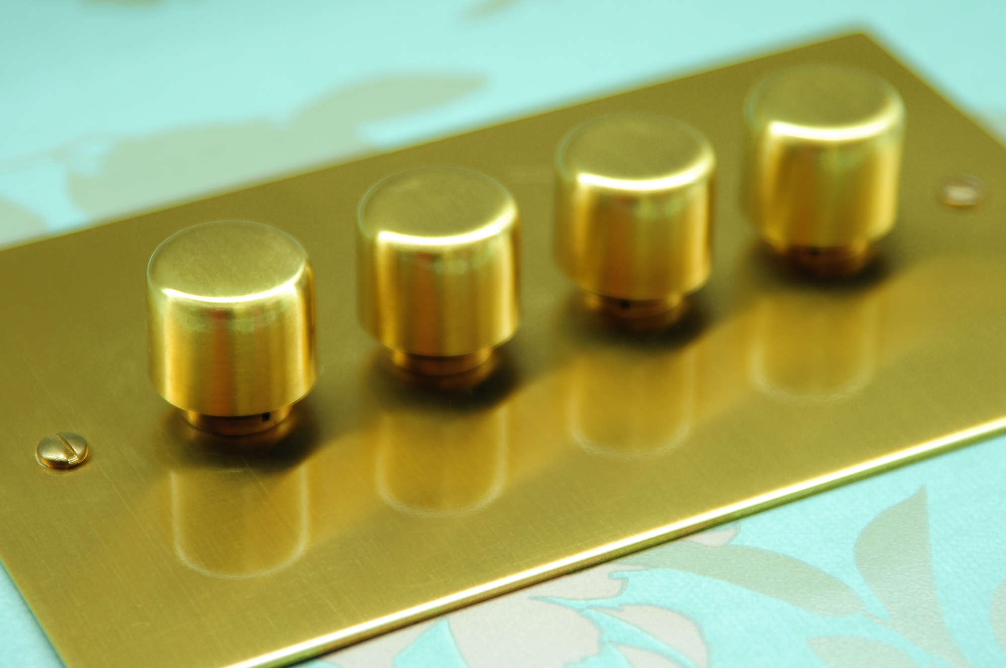 Horizon Square 6mm Dimmer Cap 6mm Dimmer Switch Cap Satin Brass | Mr ...