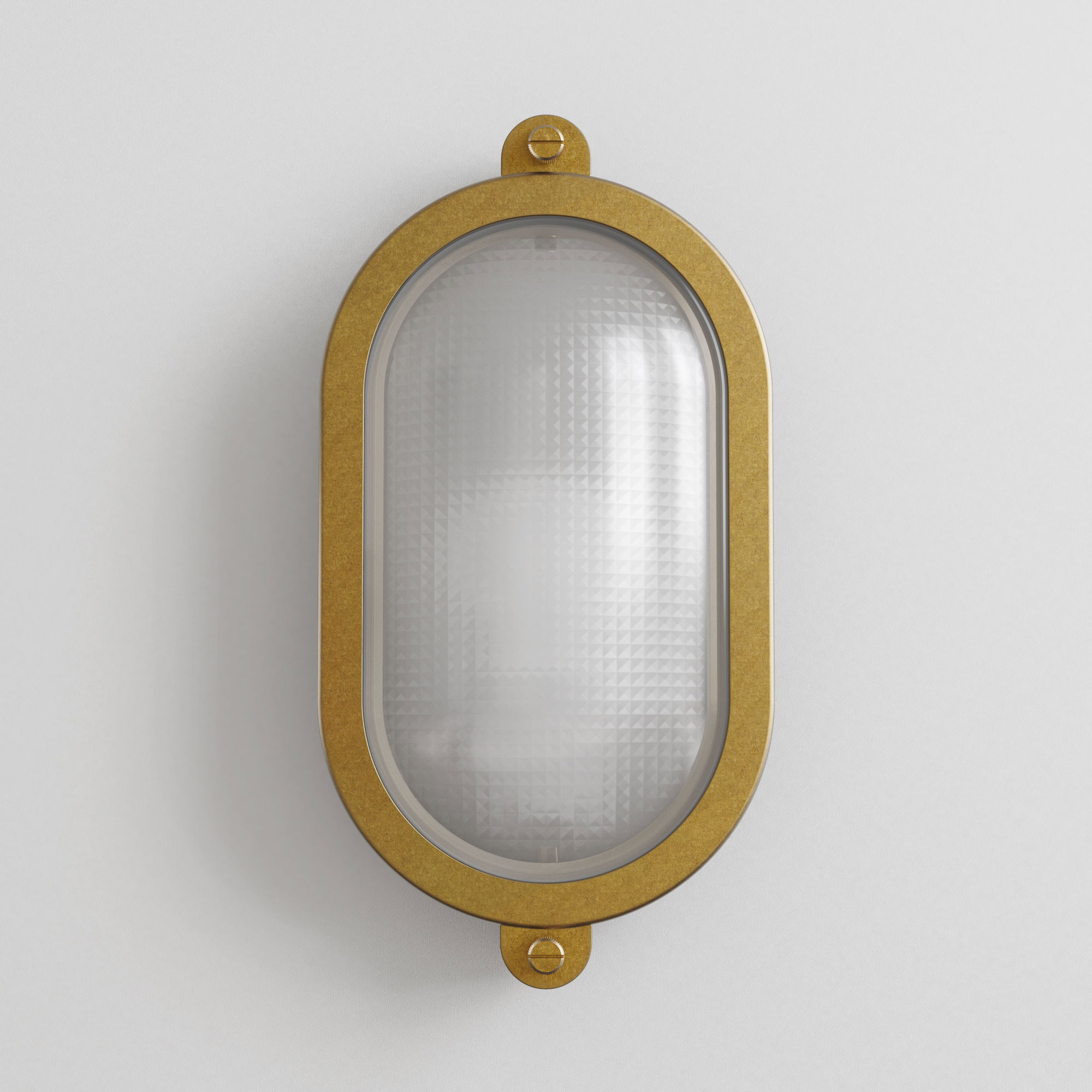 Malibu Exterior Light Oval Brass 60W | Mr Resistor Lighting