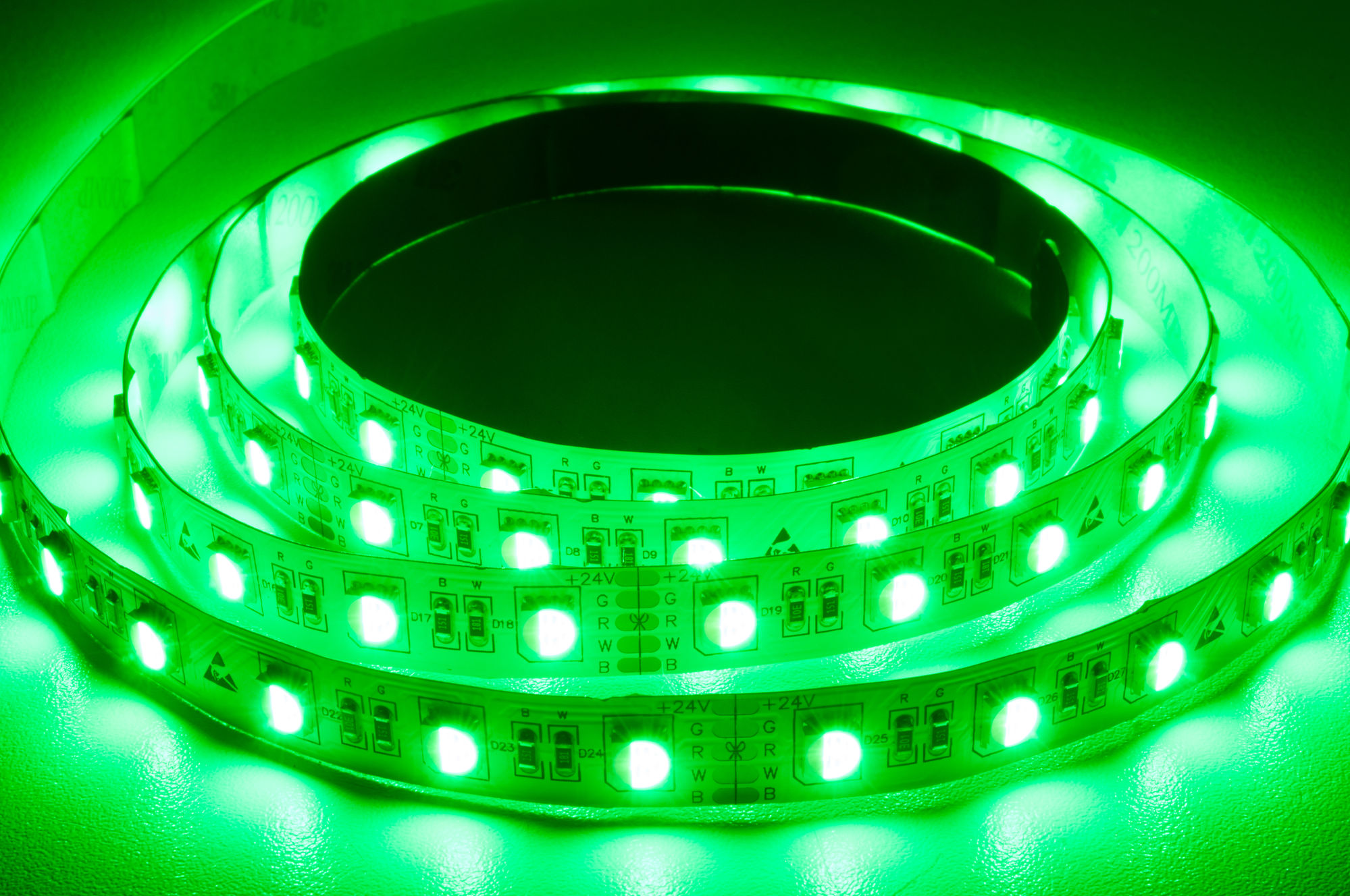 LED Tape RGB + Cool White 10m (60xSMD 5050 LEDs/m) 24V 192W (1m=19.2W ...