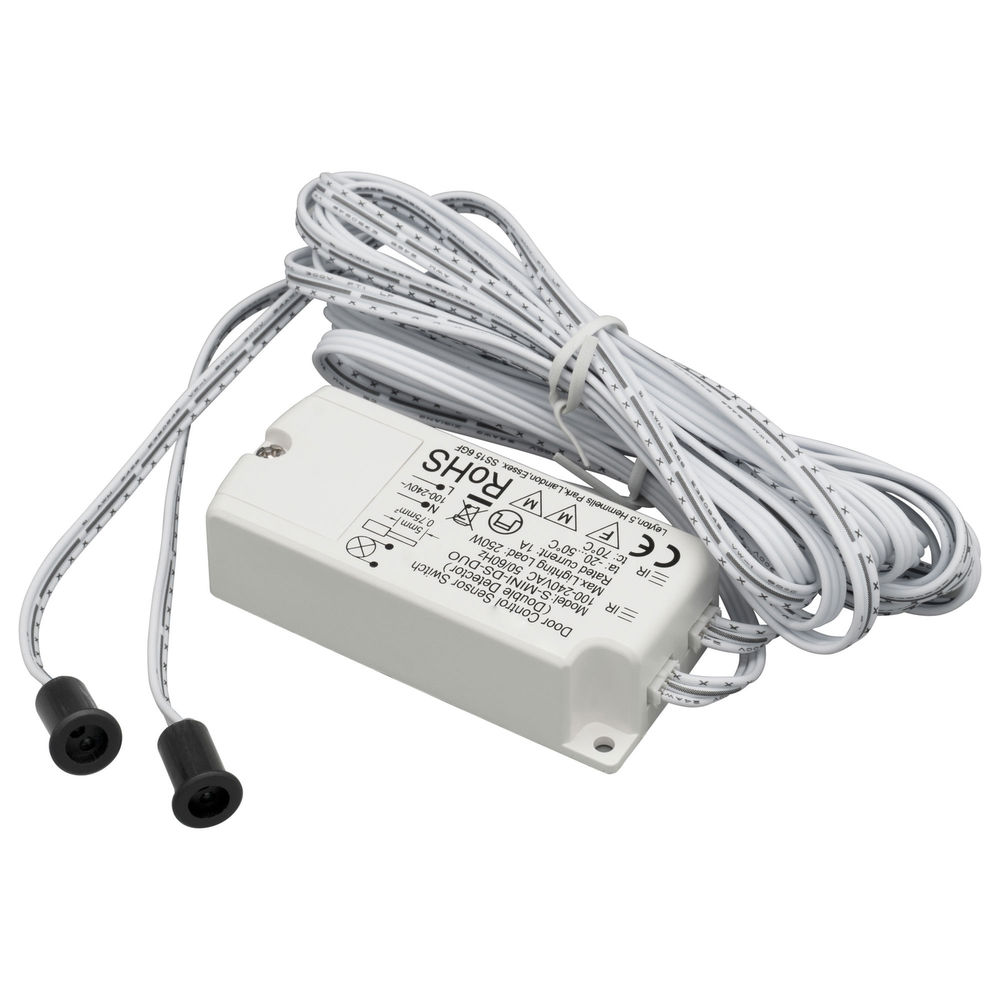 Door Sensor With Double Head 240V Black 250W | Mr Resistor Lighting