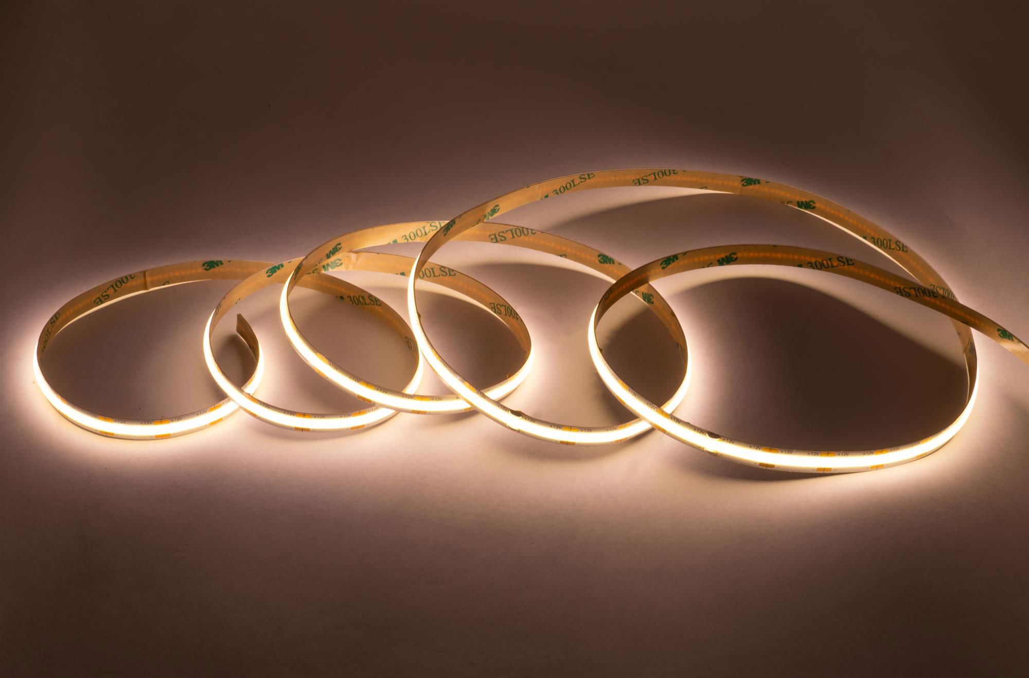 LED Tape True Seamless COB 5M 24V 50W Warm White 3000K | Mr Resistor ...